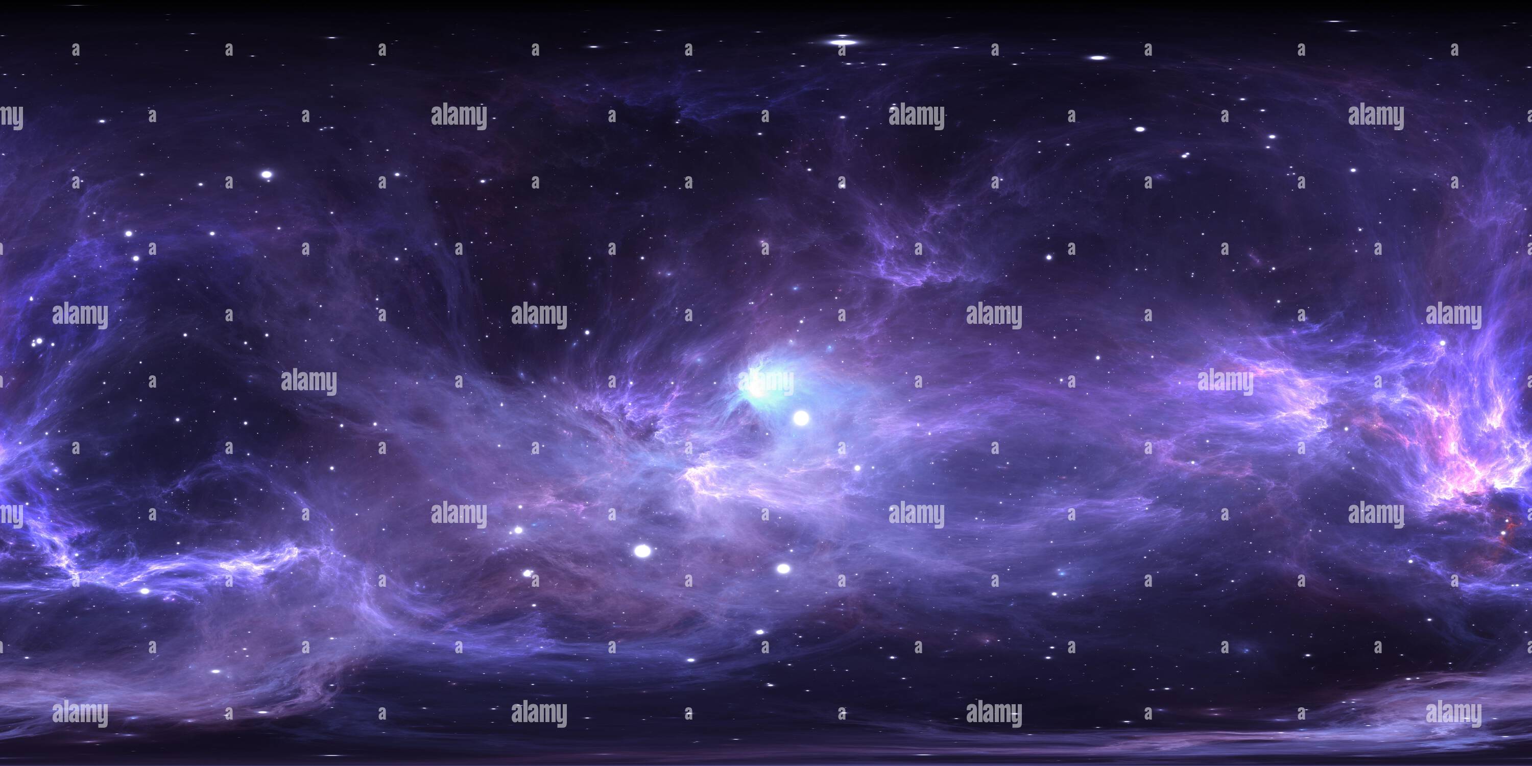 360° view of 360 degree space nebula panorama, equirectangular ...