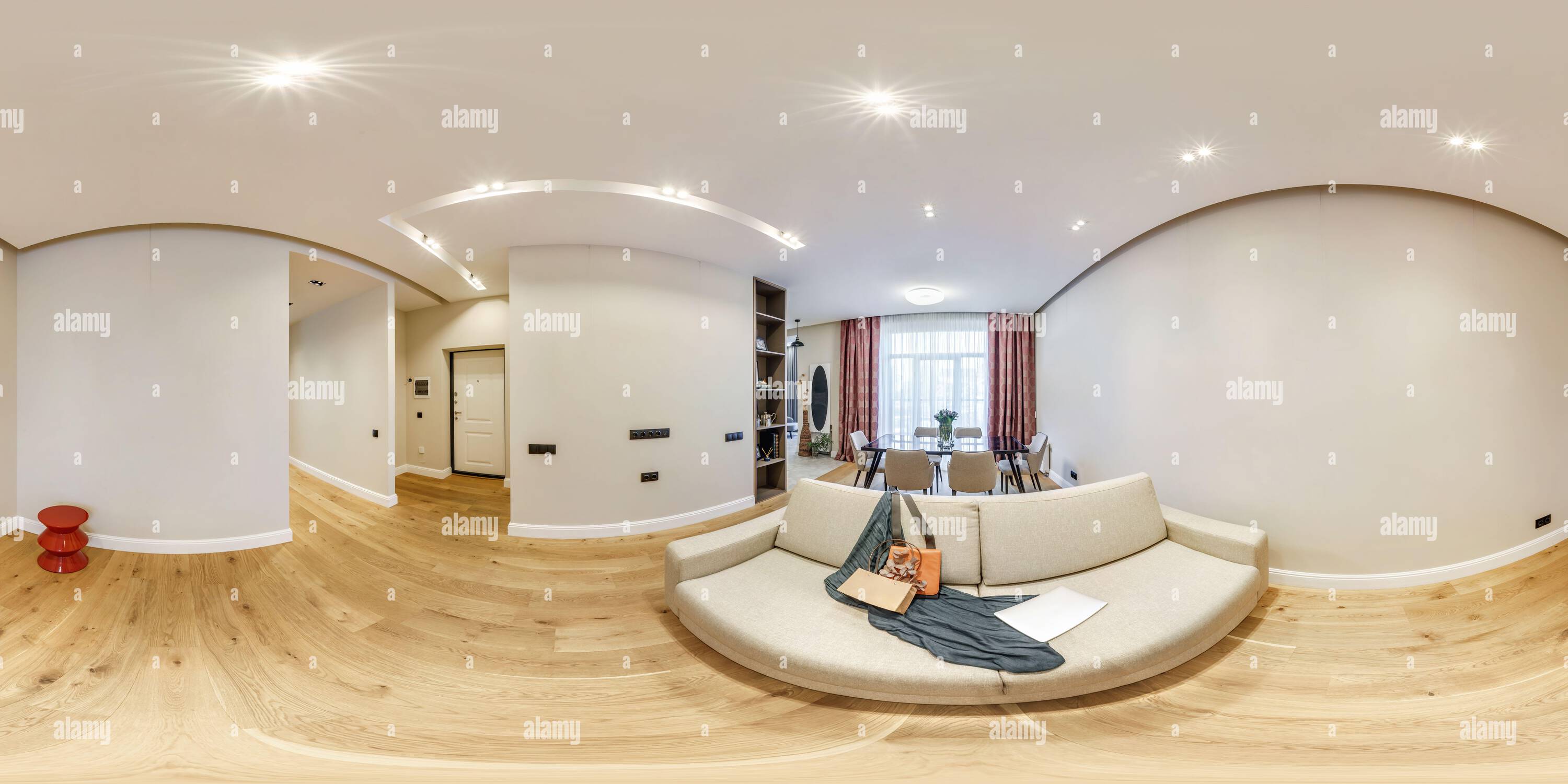 360° view of full spherical seamless hdri 360 panorama view in interior ...