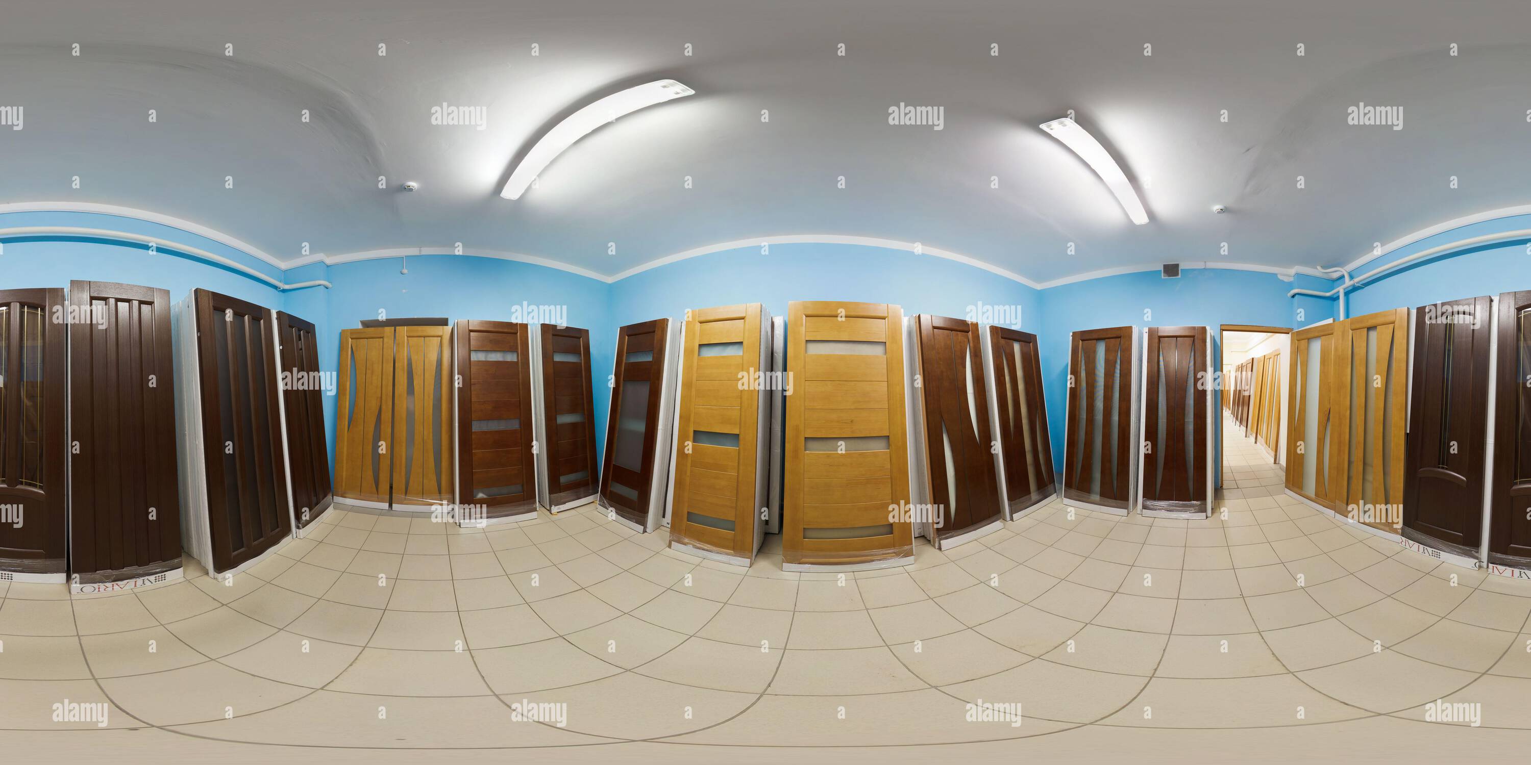 360° view of Full spherical 360 degrees seamless panorama in interior ...