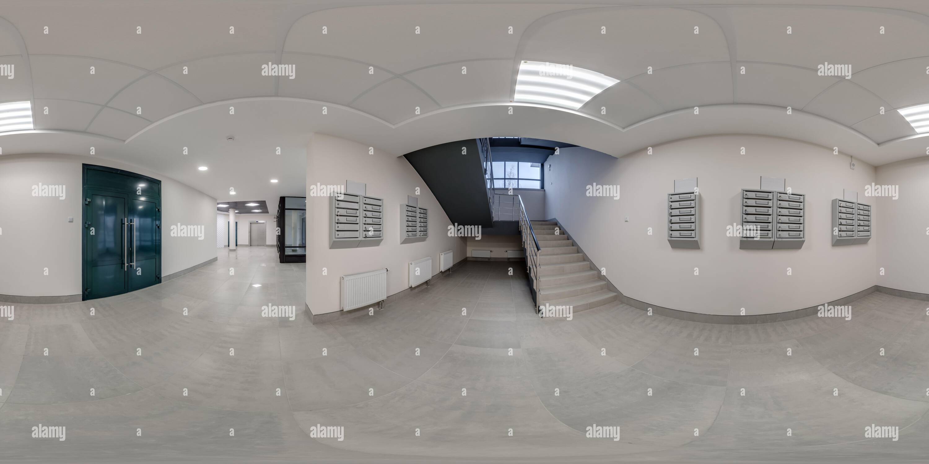 360° view of full seamless spherical hdri 360 panorama view in empty ...