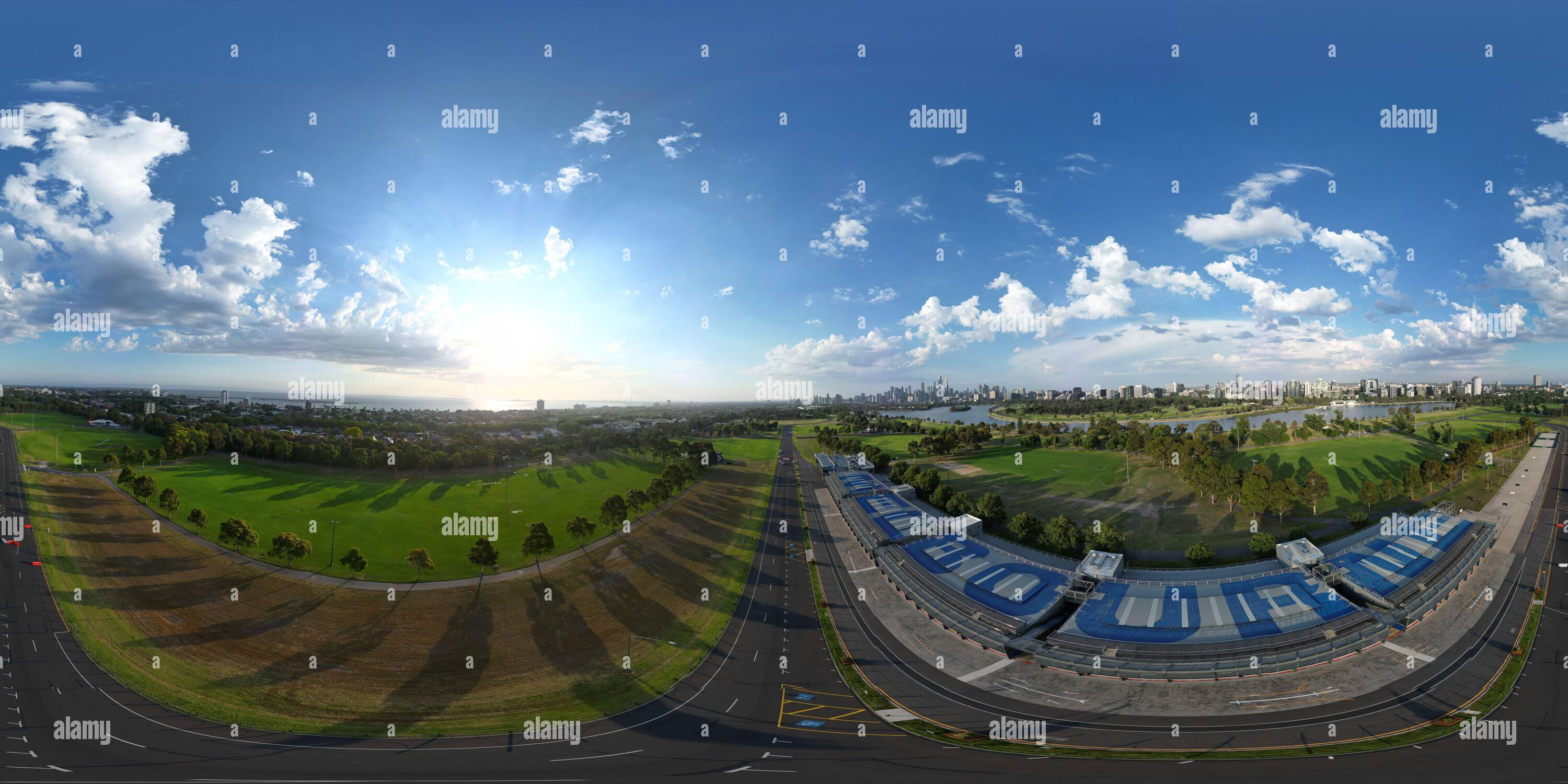 360° view of Albert Park Racetrack - Alamy