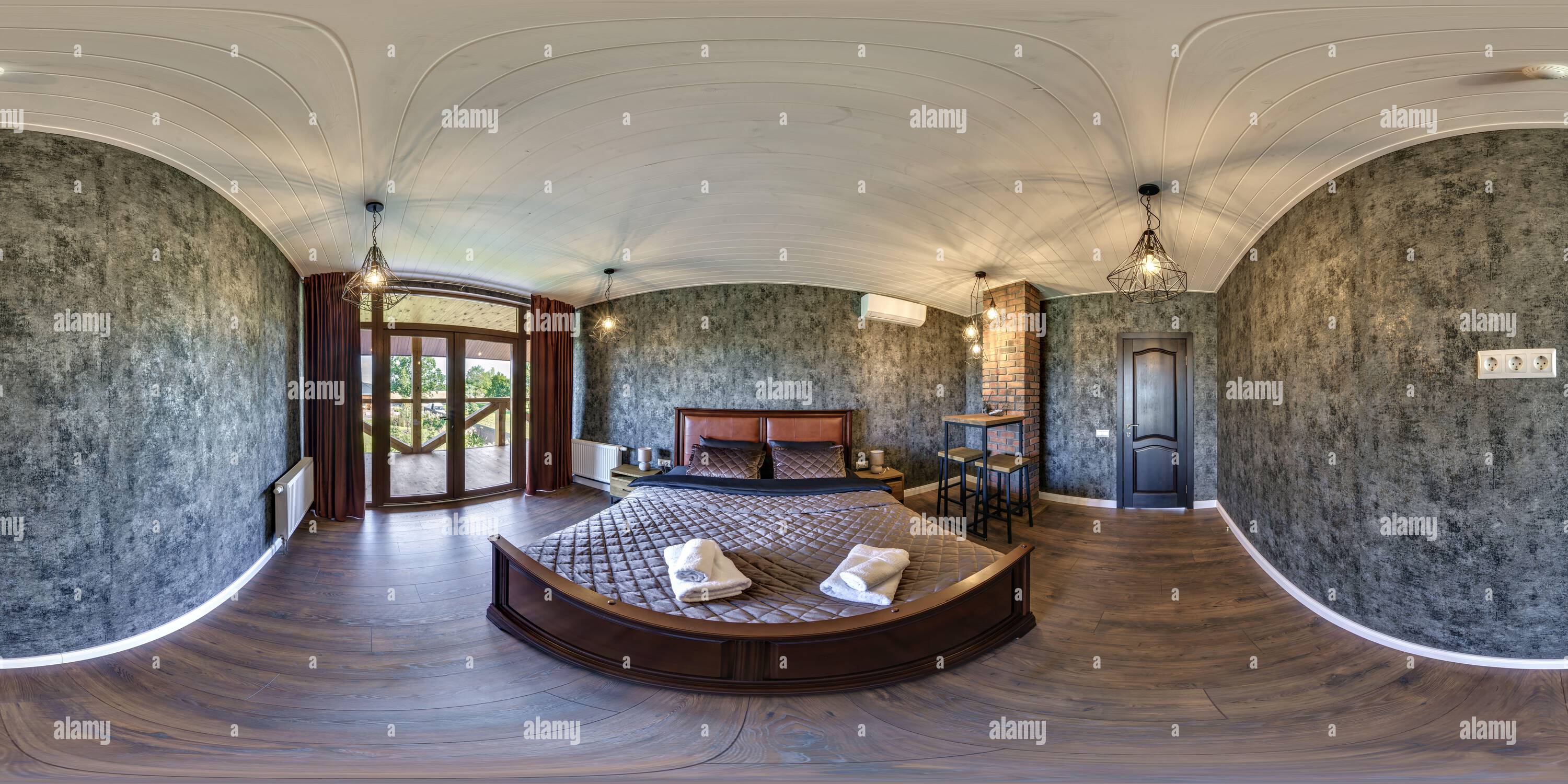 360° view of full seamless spherical hdri 360 panorama view in interior ...