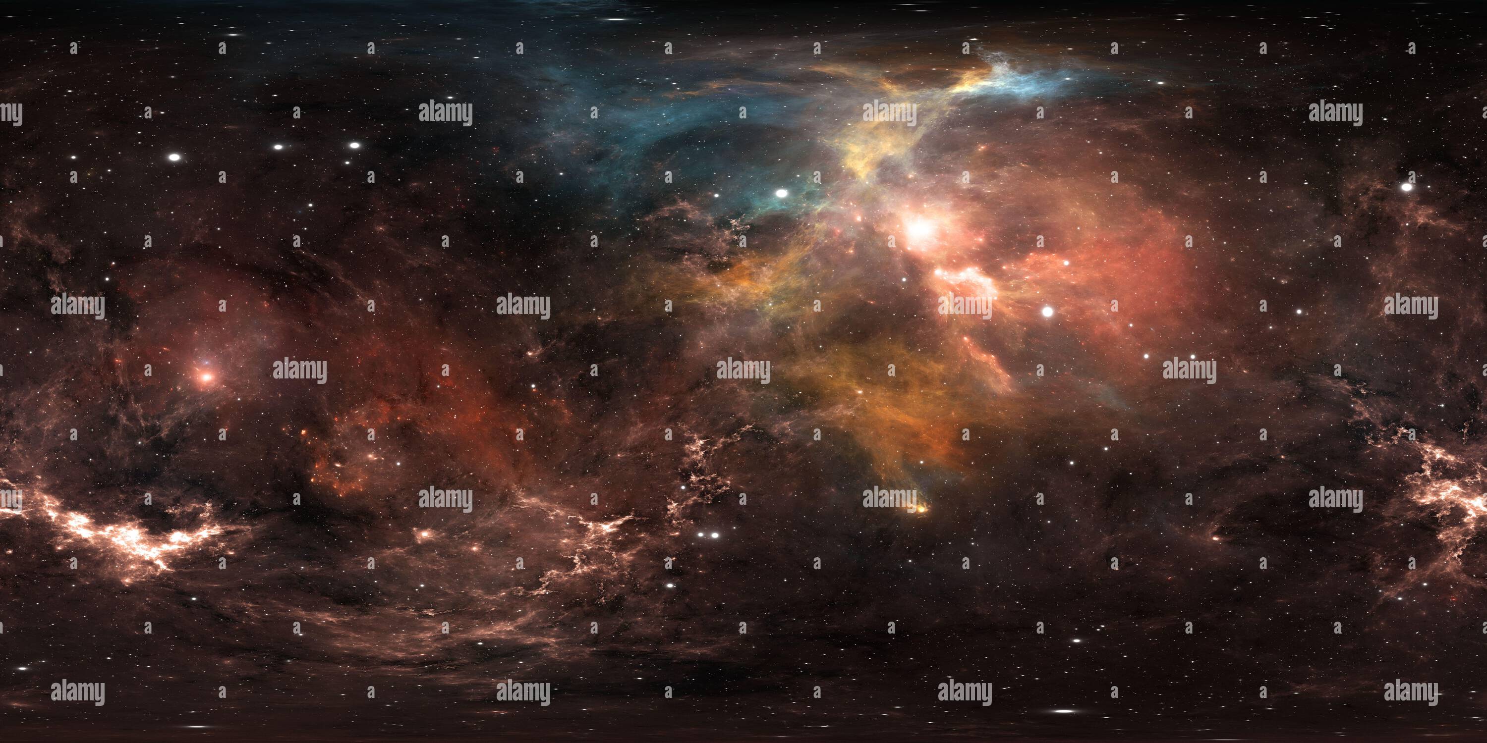 360° view of Virtual reality environment 360 HDRI map. Space ...