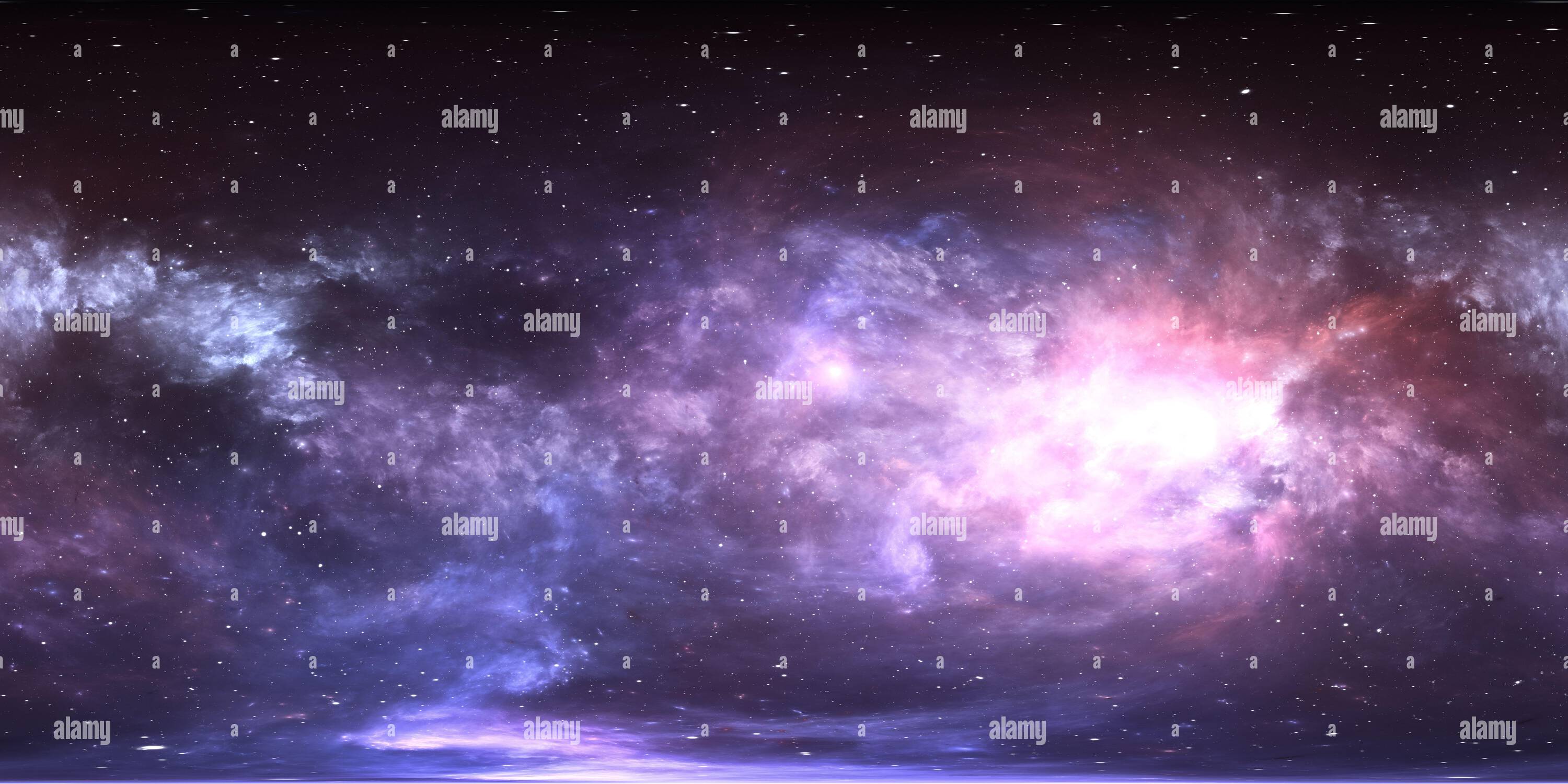 360° view of 360 degree space nebula panorama, equirectangular ...