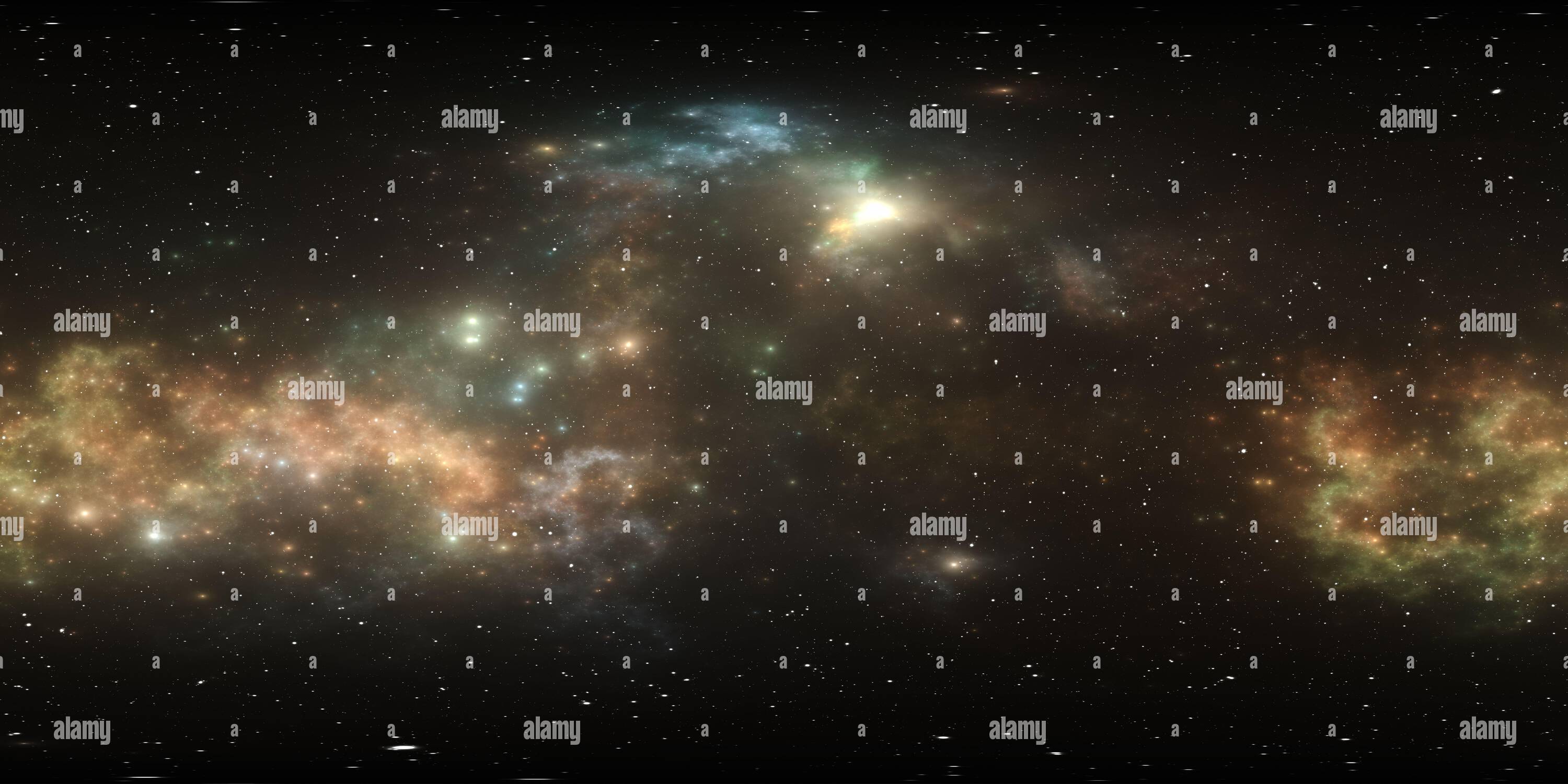 360° view of 360 degree space nebula panorama, equirectangular ...