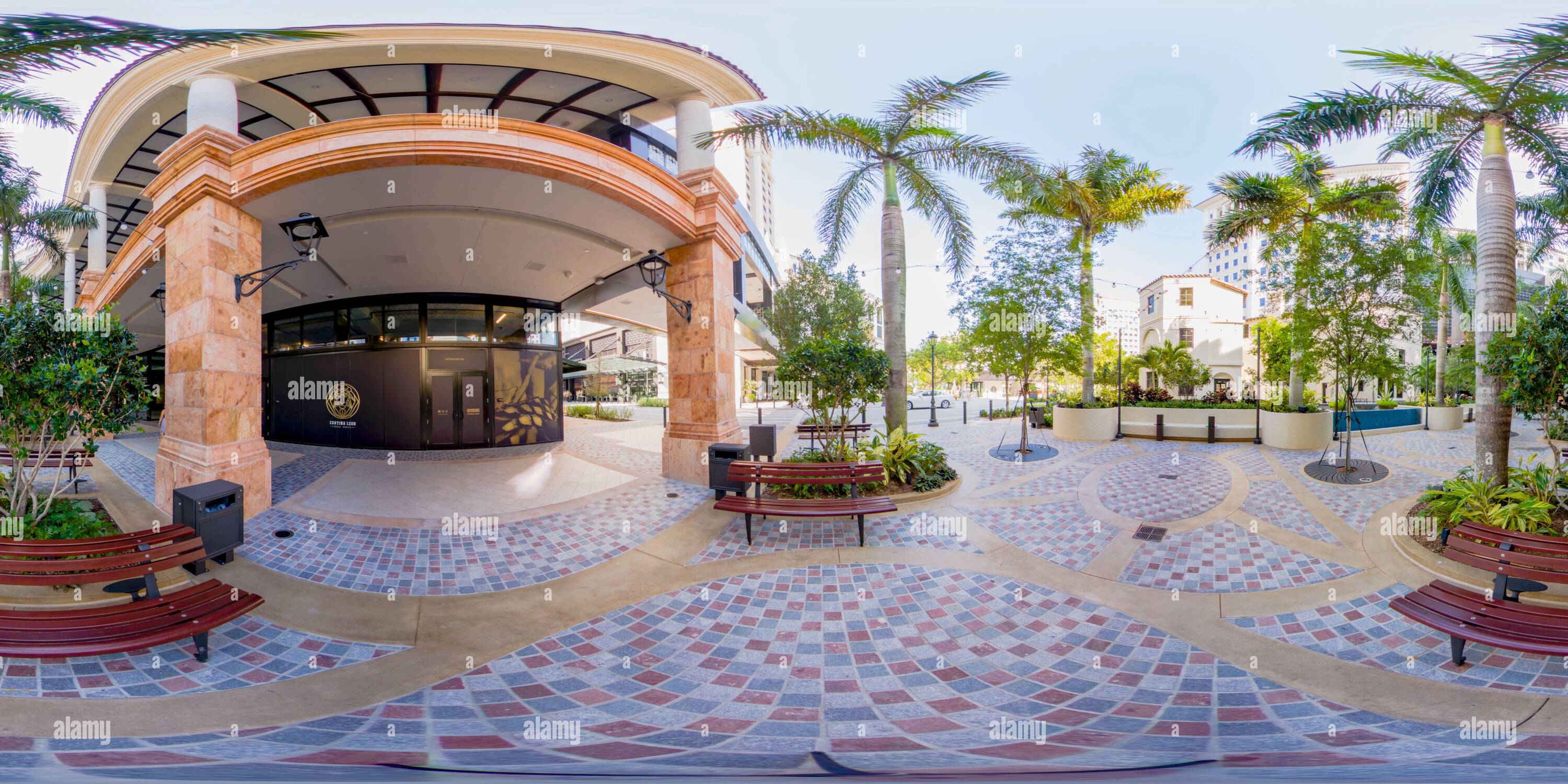 360° view of Coral Gables Miami, FL, USA - May 6, 2023: : 360 VR ...