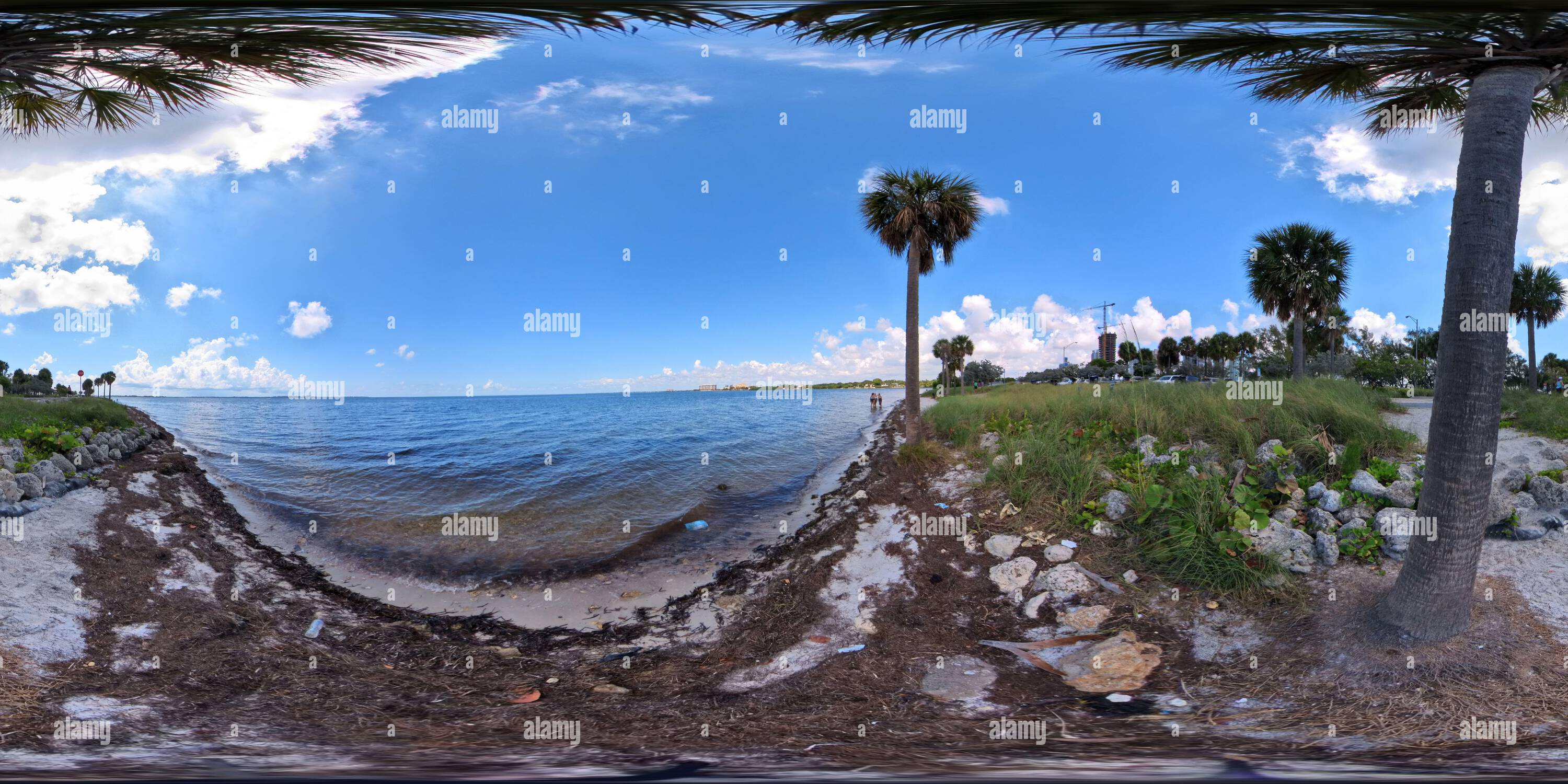 360° view of 360 spherical photo Key Biscayne Miami Florida - Alamy