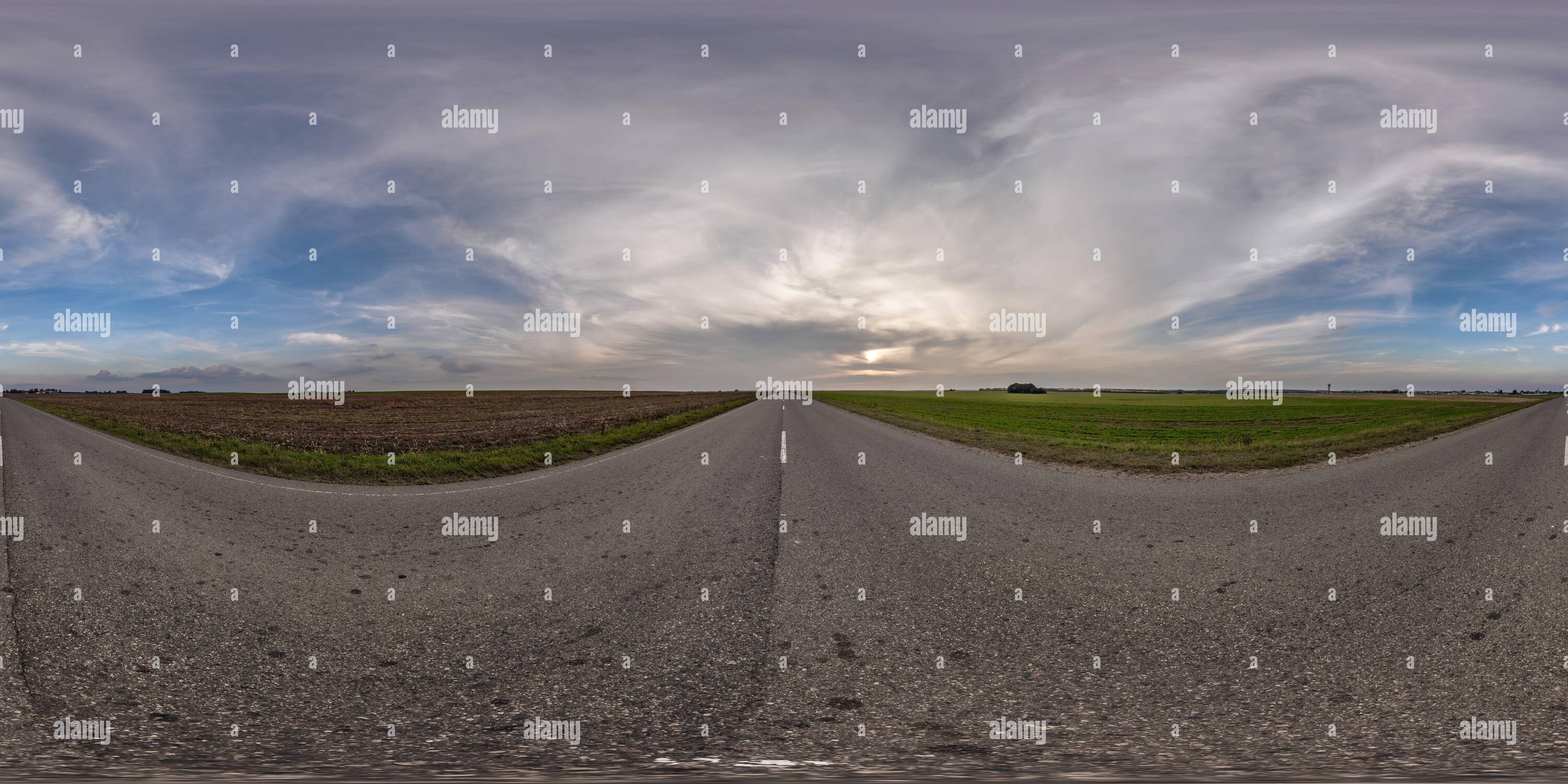 360° view of full seamless spherical hdri 360 panorama view on no ...