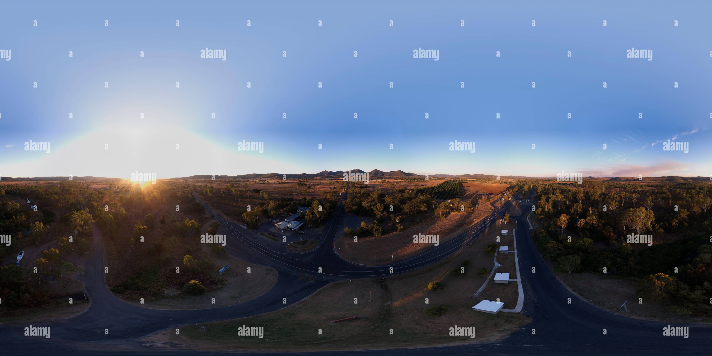 360° view of Aerial 360 panorama of the Ban Ban Springs Roadhouse and ...