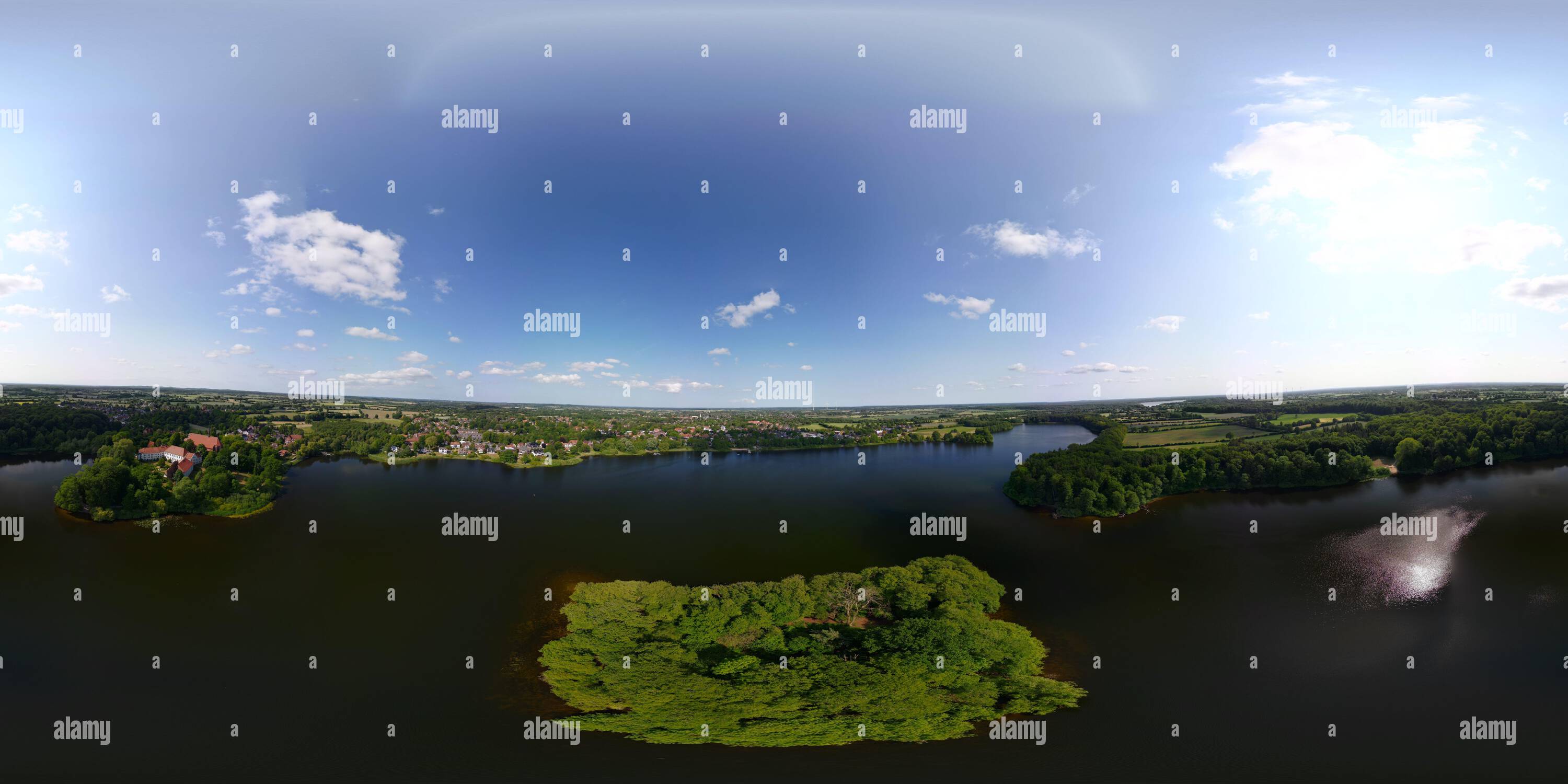 360° view of Bordesholm Monastery, Germany - Alamy