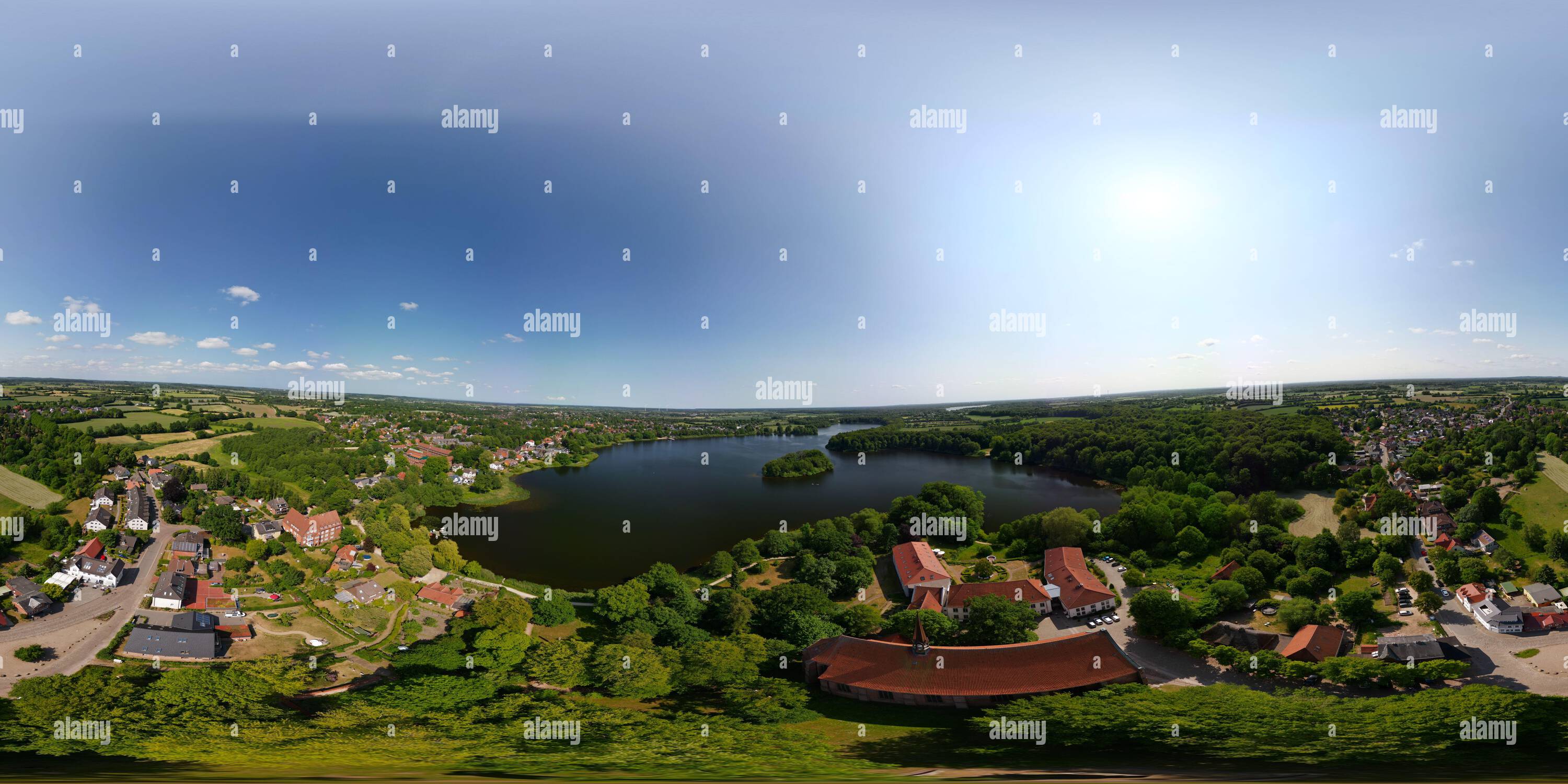 360° view of Bordesholm Monastery, Germany - Alamy