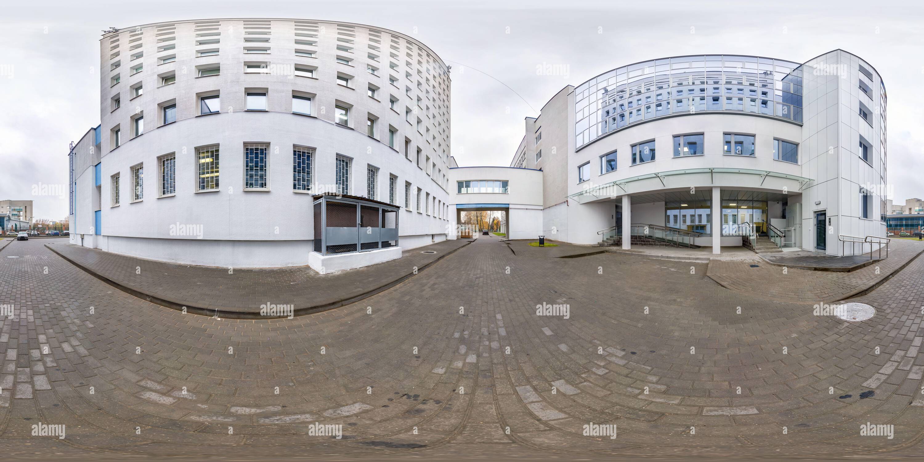 360° view of 360 seamless hdri panorama view among multi-storey ...