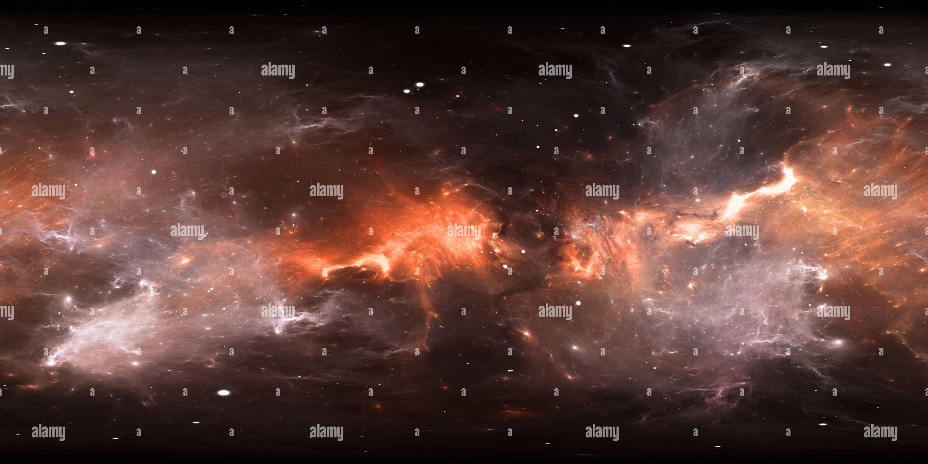 360° view of 360 degree space nebula panorama, equirectangular ...