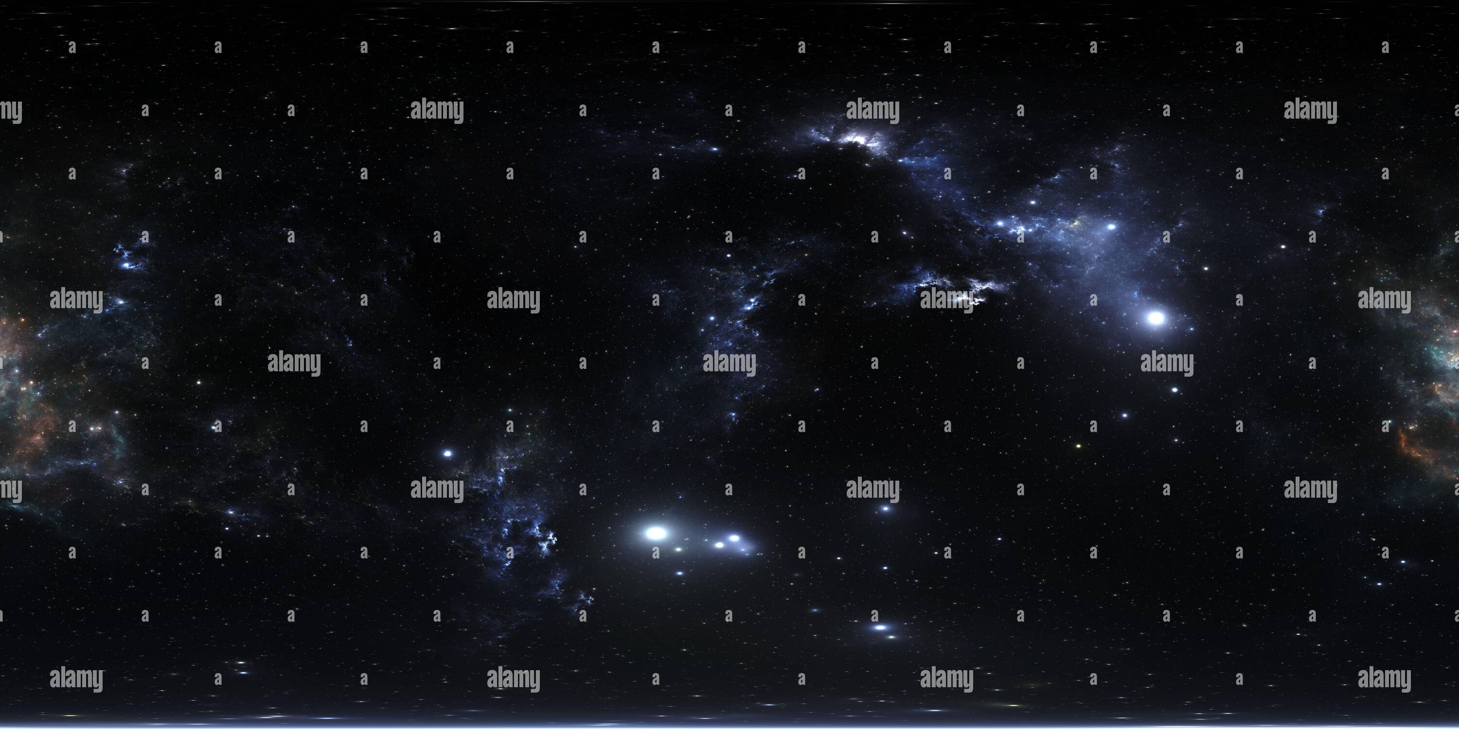 360° view of 360 degree space nebula panorama, equirectangular ...