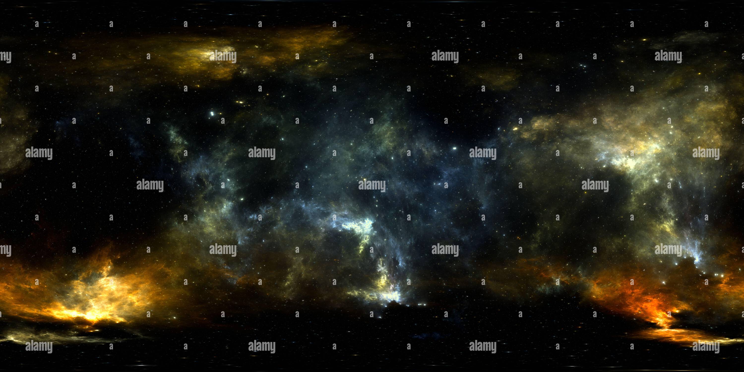 360° view of 360 degree space nebula panorama, equirectangular ...