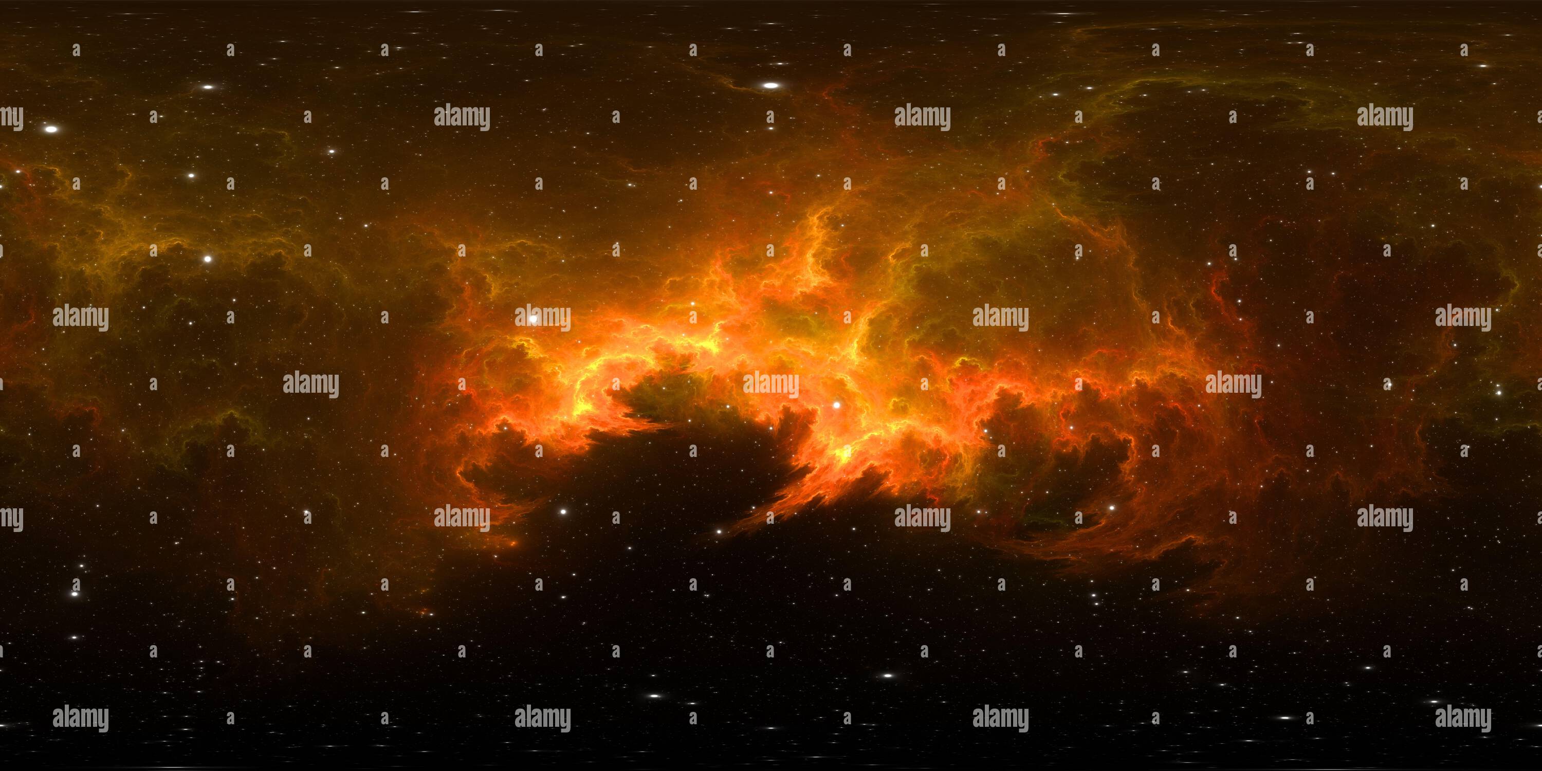 360° view of 360 degree space nebula panorama, equirectangular ...