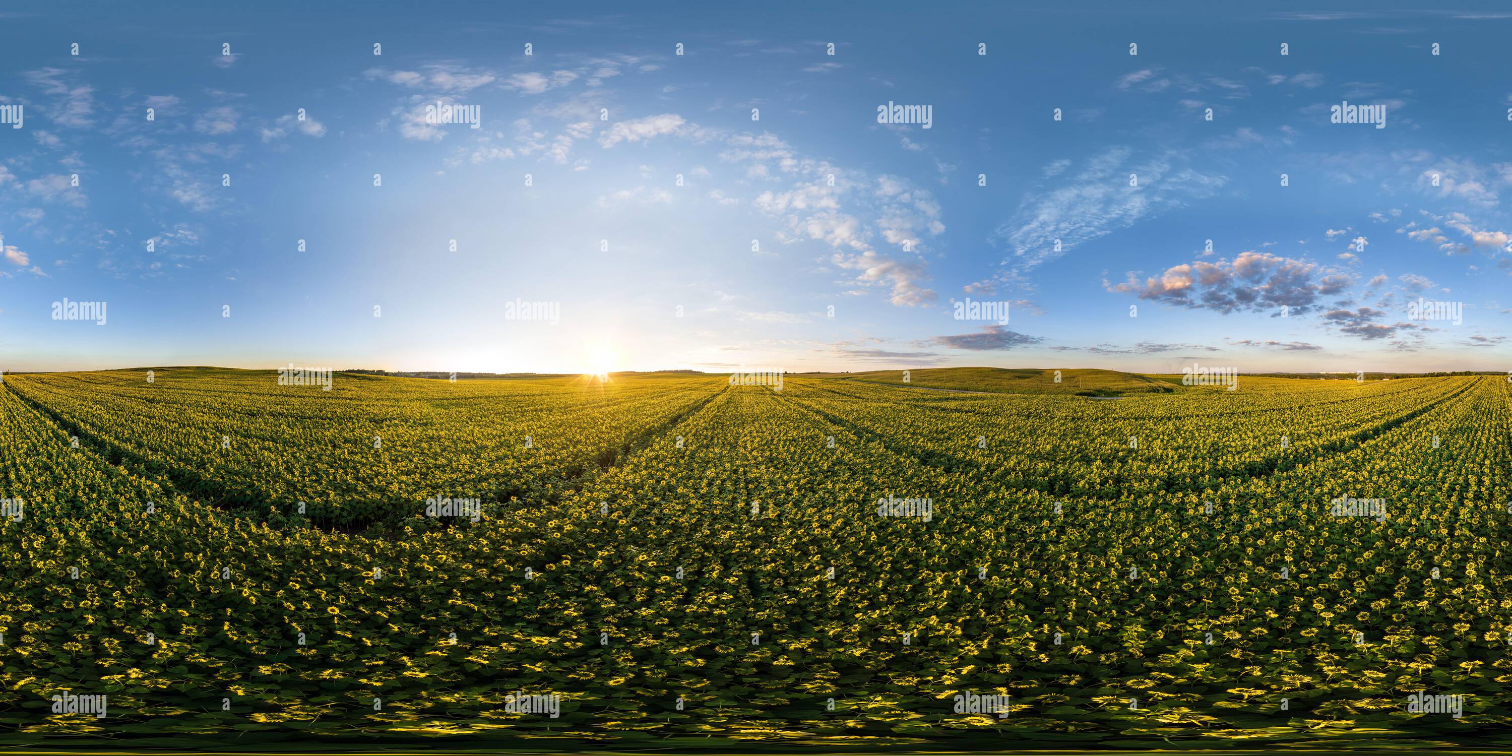 360° view of full seamless spherical hdri 360 panorama view over ...