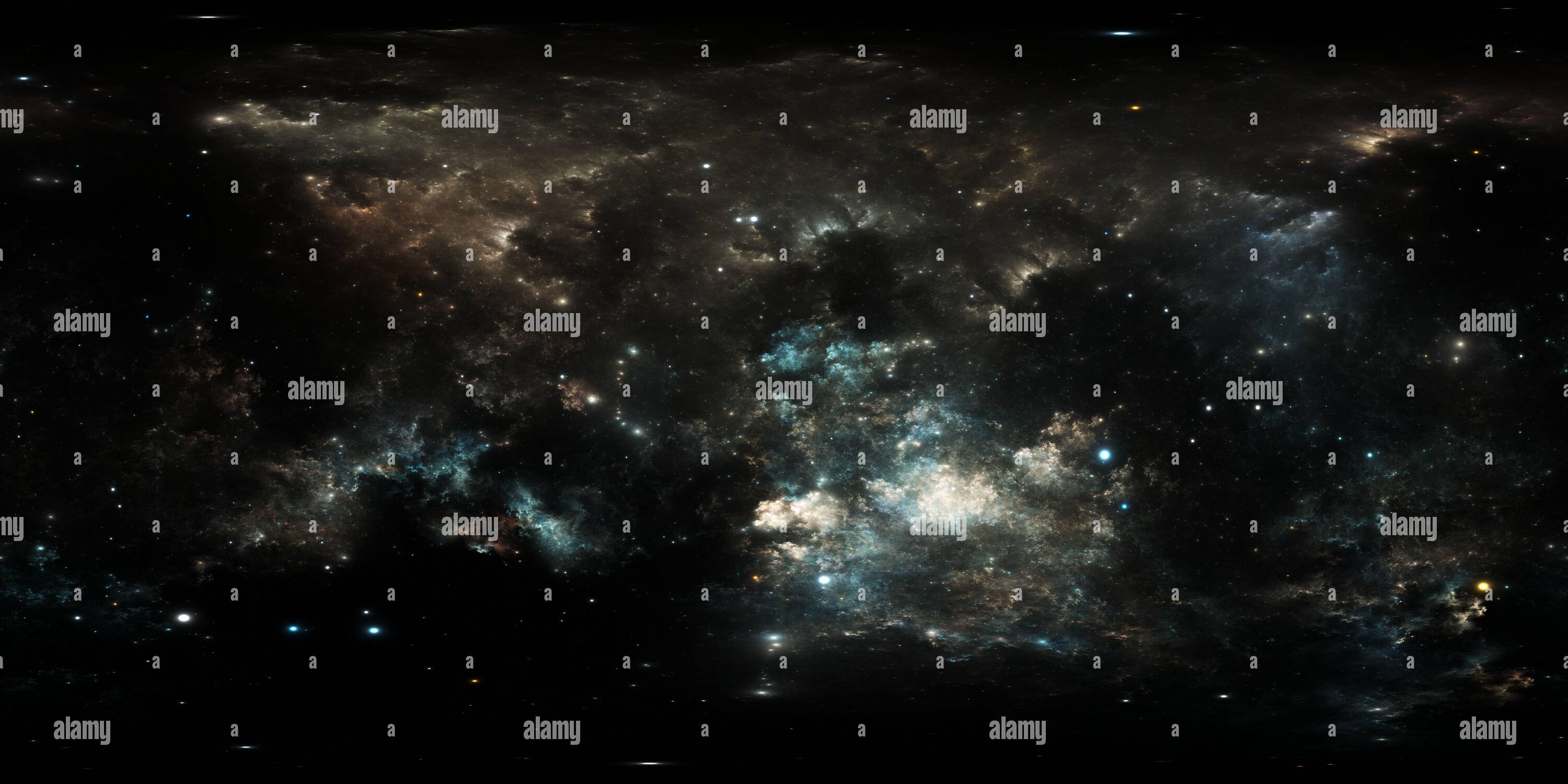 360° view of 360 degree space nebula panorama, equirectangular ...