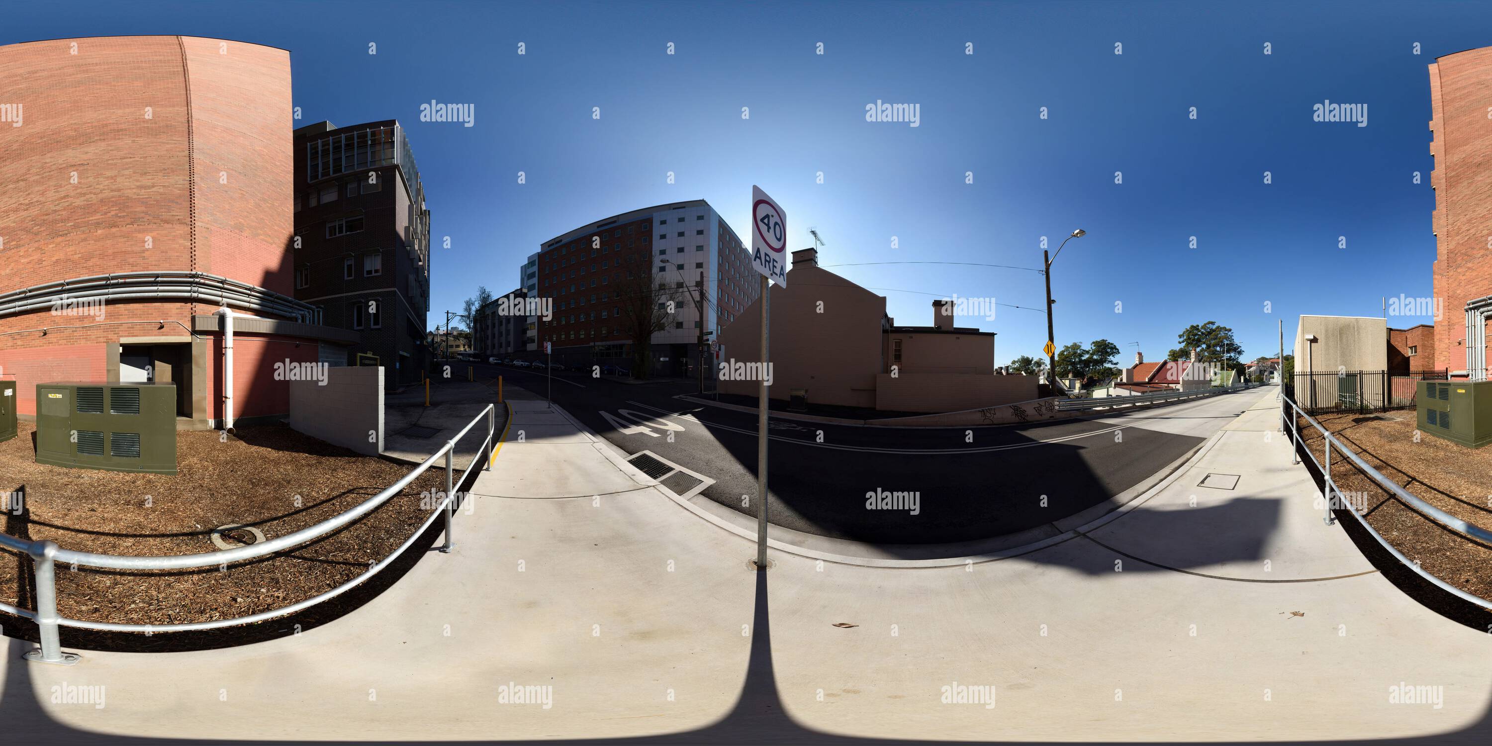 360° view of An Urban Landscape 360° Panorama - Burton Street and the ...