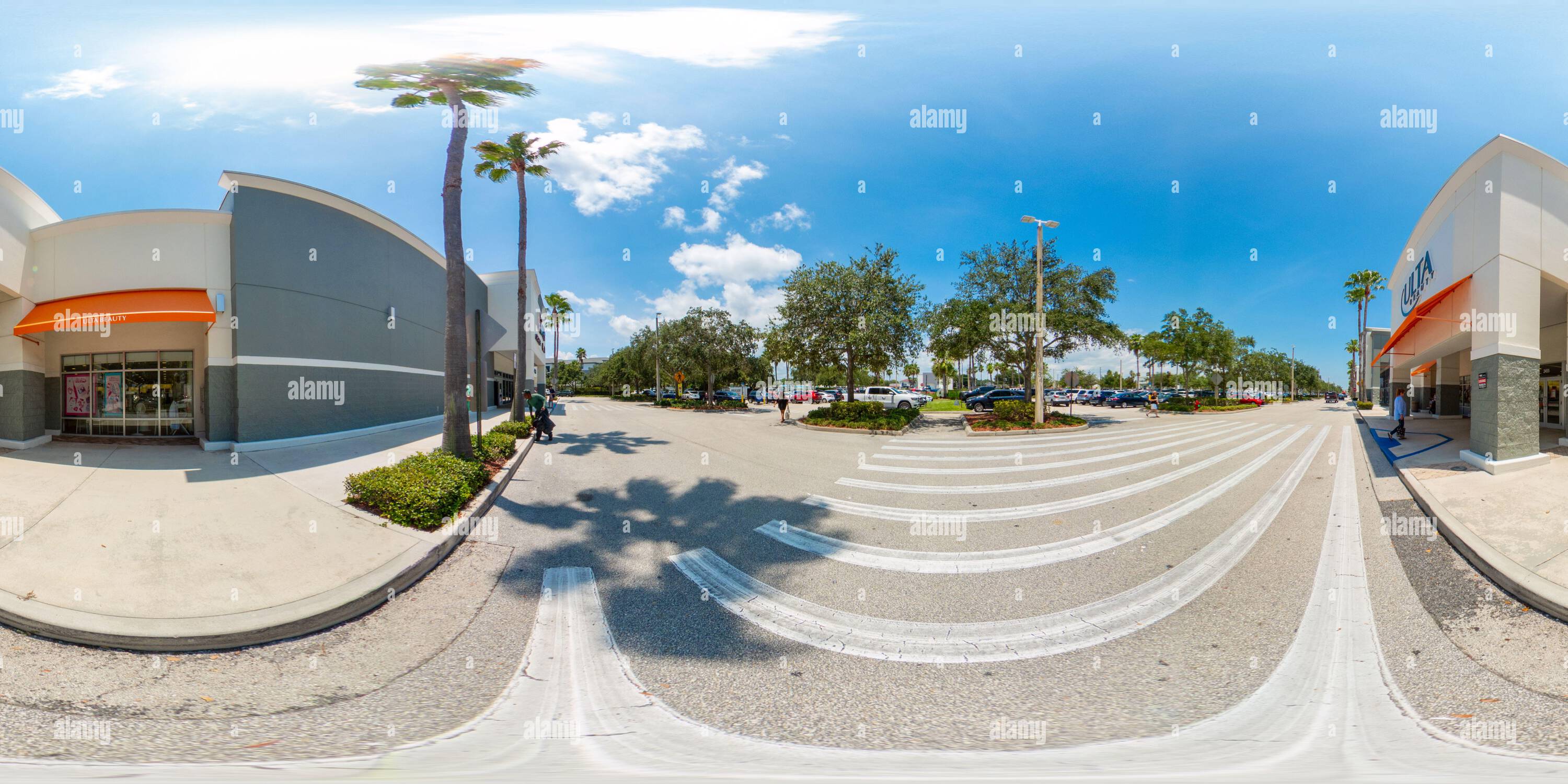 360° view of Stuart, FL, USA - July 1, 2023: 360 equirectangular vr ...