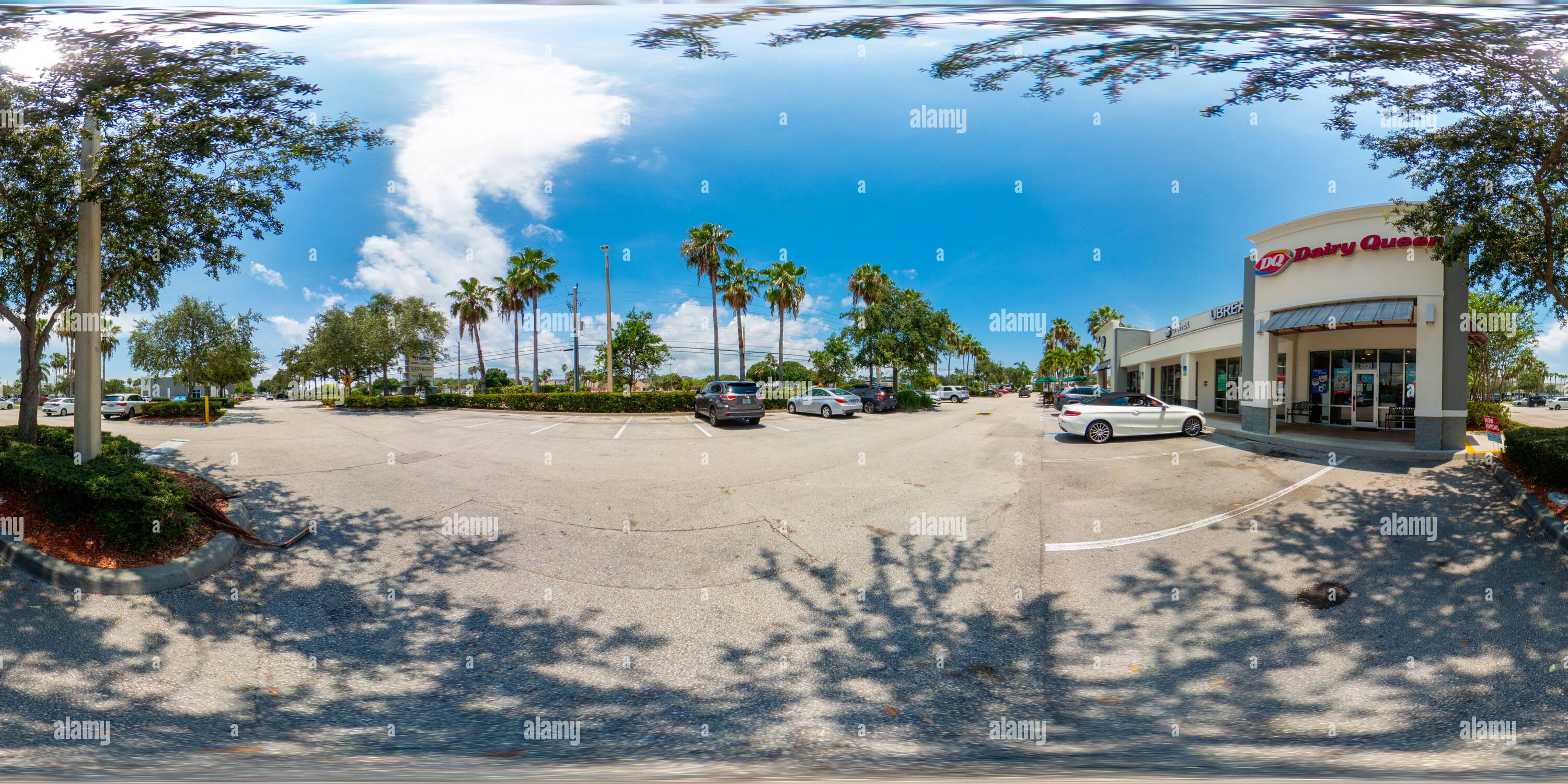 360° view of Stuart, FL, USA - July 1, 2023: 360 equirectangular vr ...