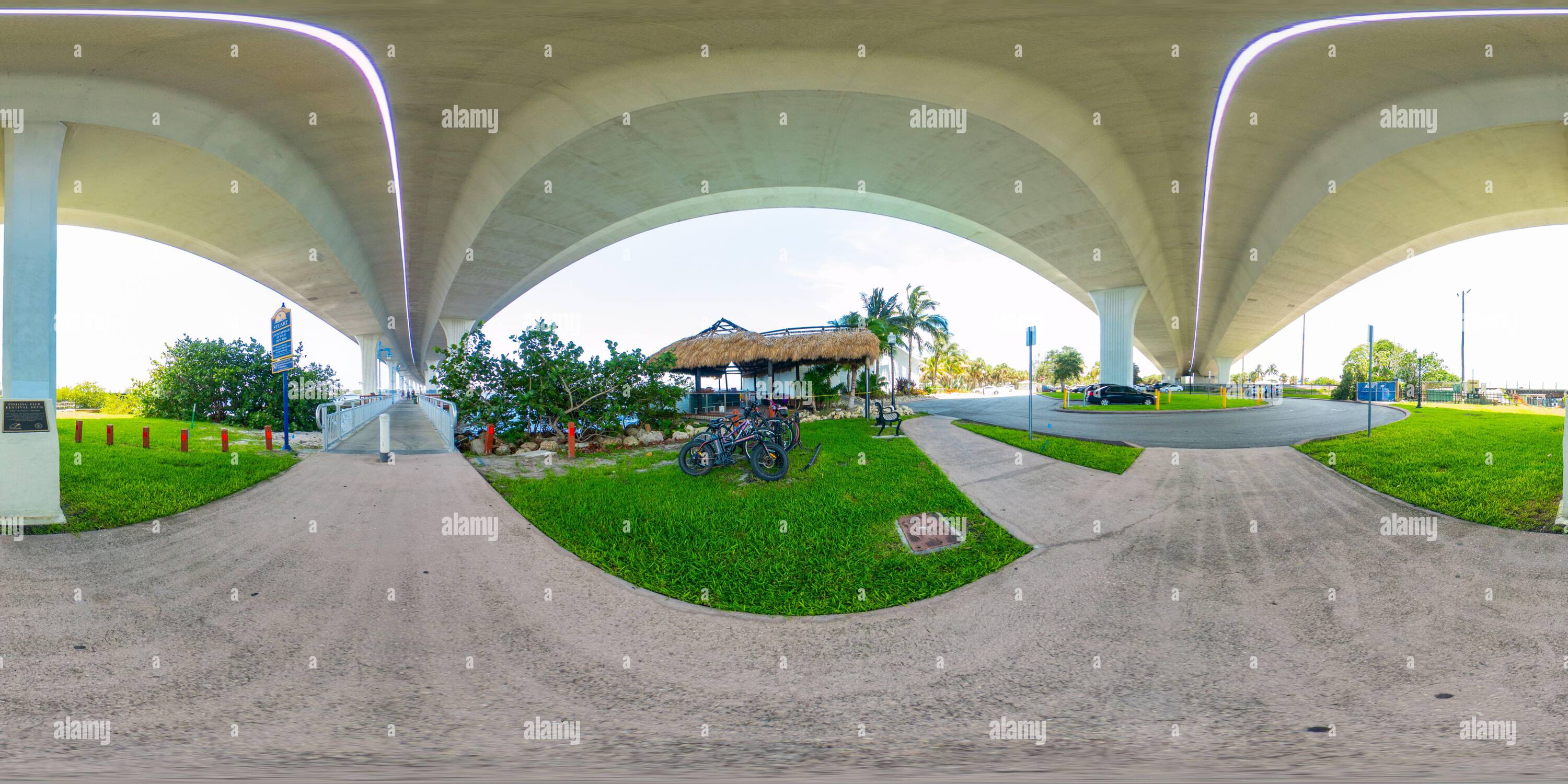 360° view of 360 spherical equirectangular photo Stuart Riverwalk ...