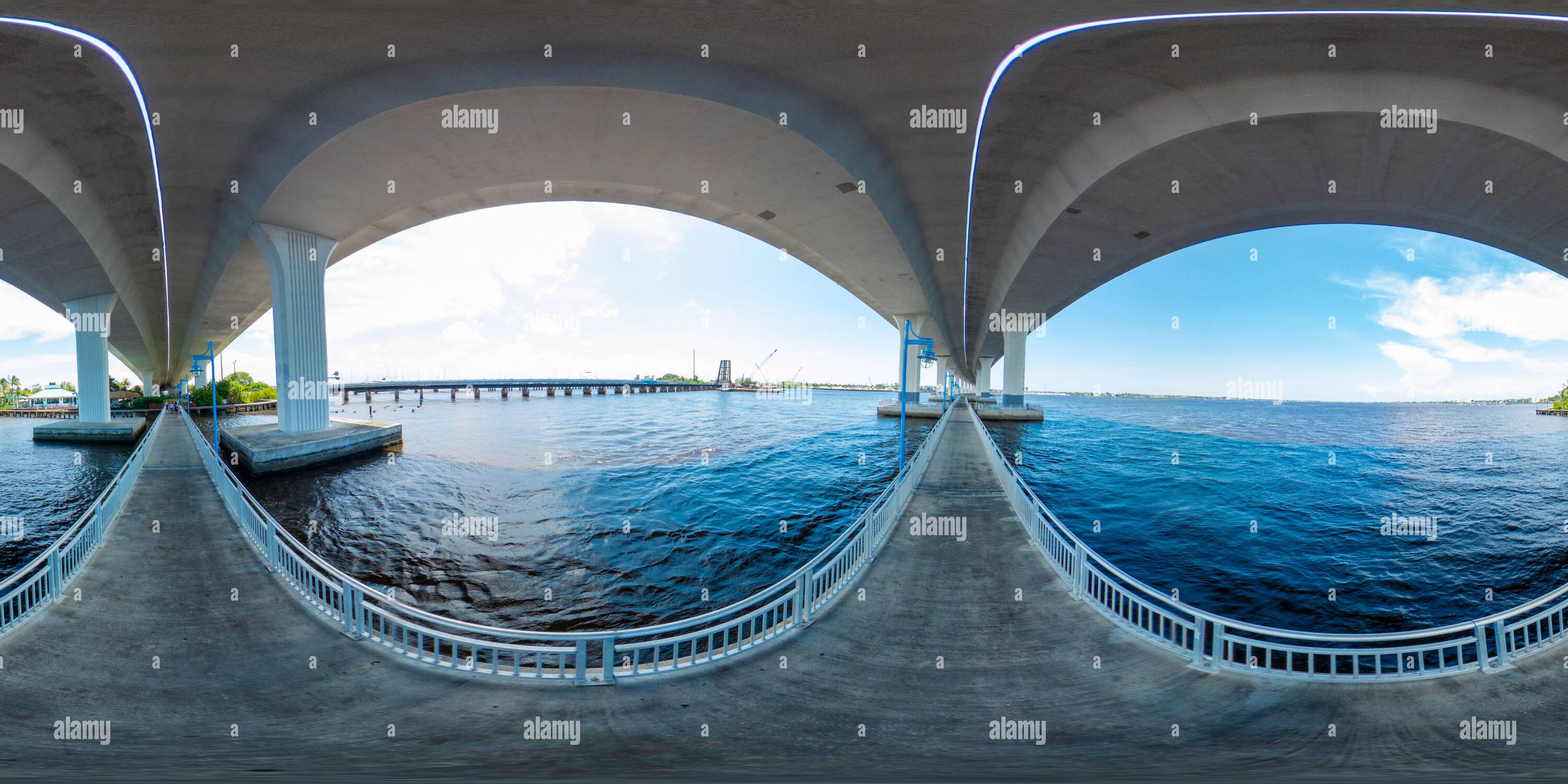 360° view of 360 spherical equirectangular photo Stuart Riverwalk ...