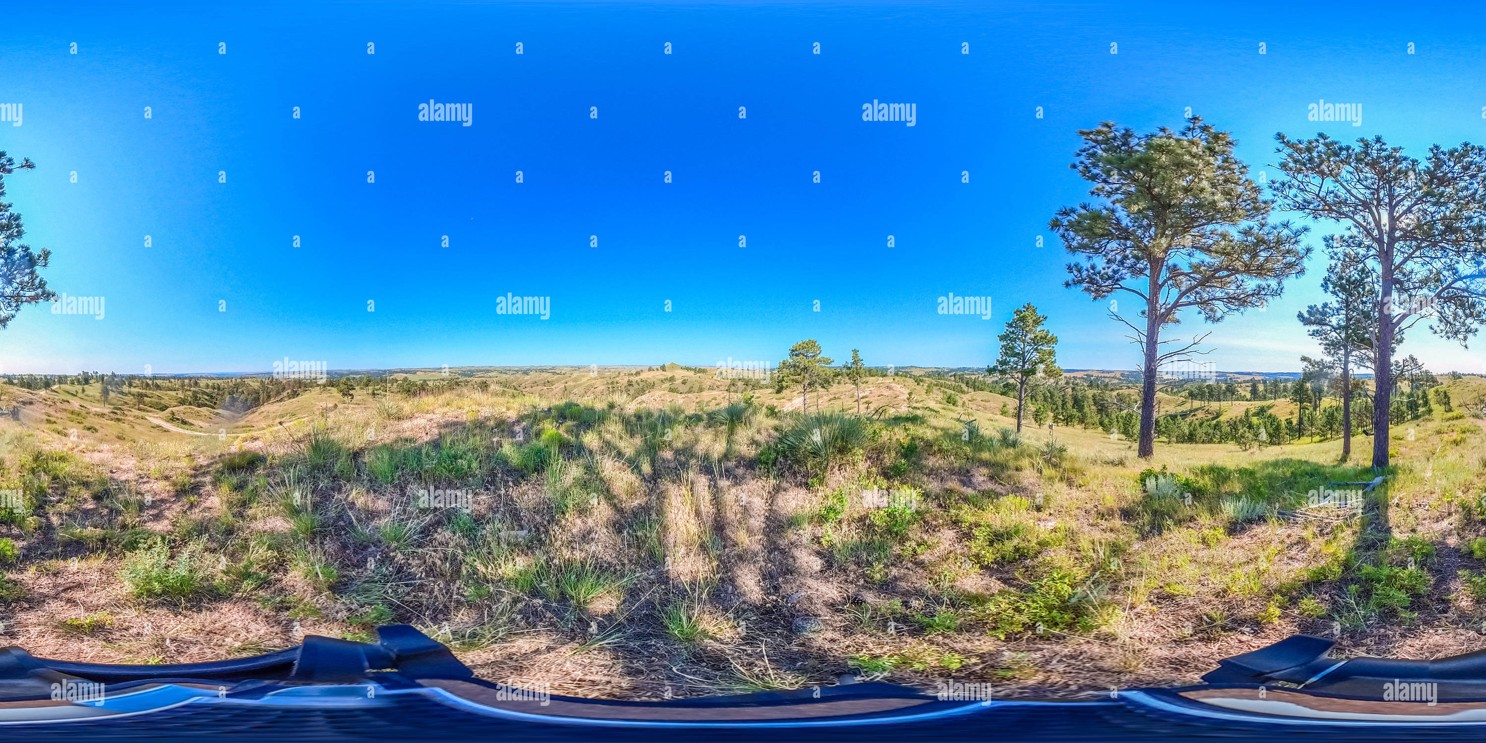 360° view of Hilltop view, Pine Ridge Reservation, near Calico, South ...