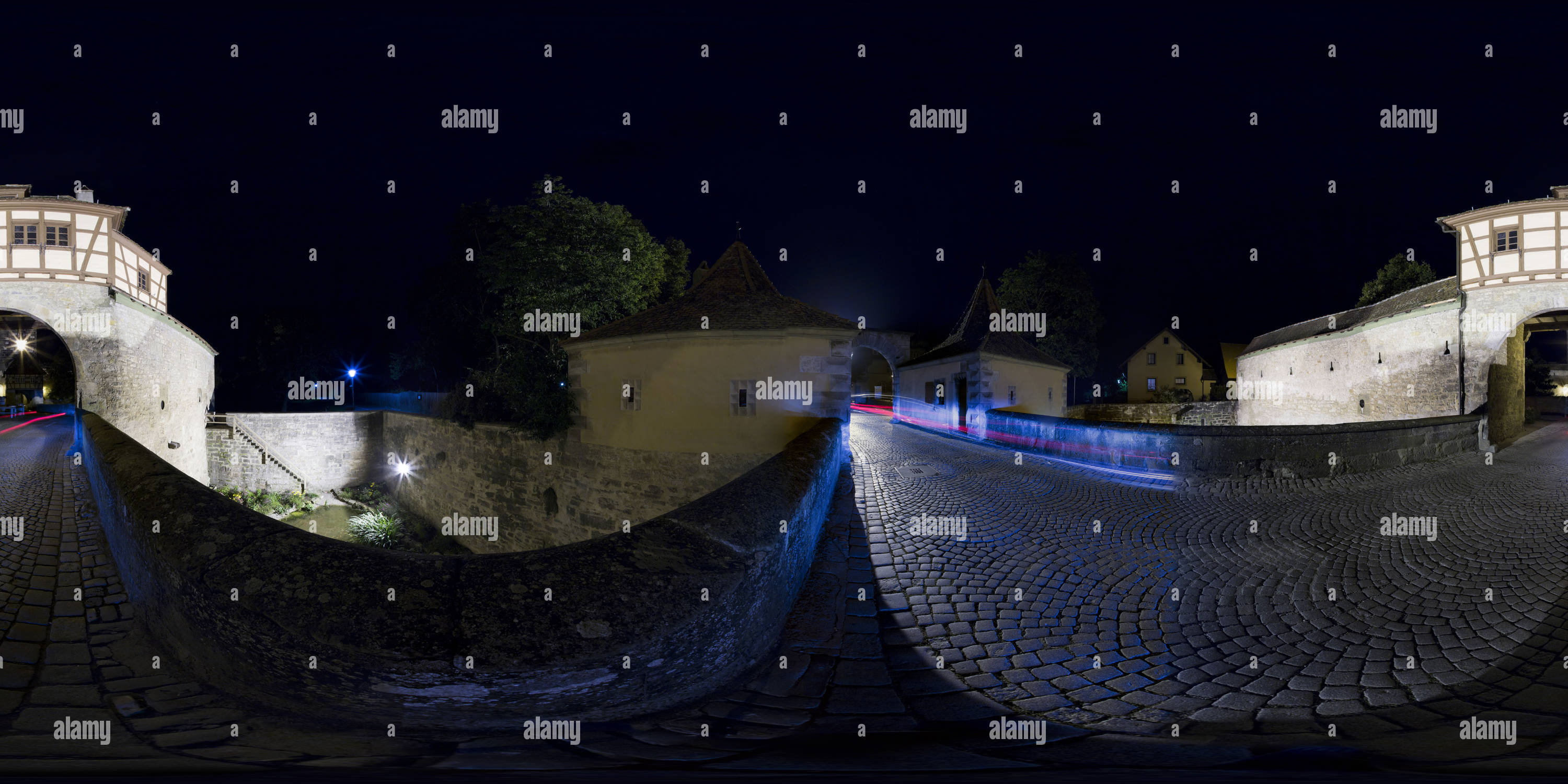 360° view of Roedertor - Rothenburg ob der Tauber, Germany - Alamy