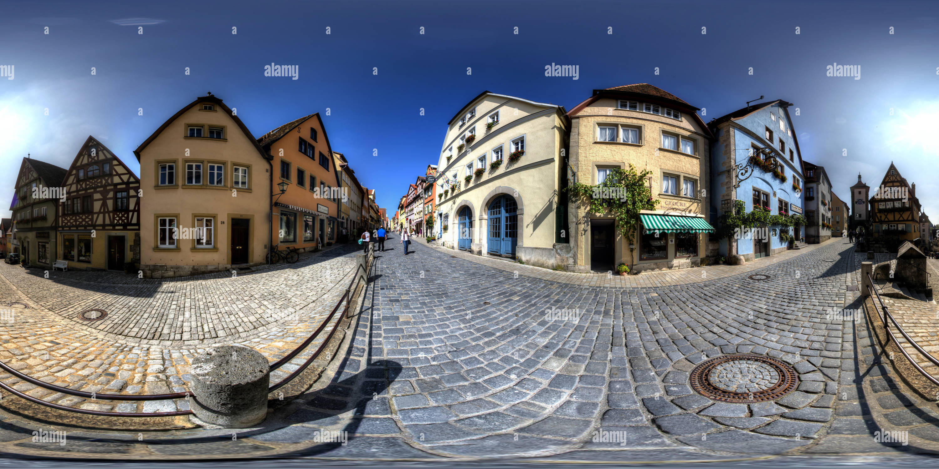 360° view of Ploenlein - Rothenburg ob der Tauber, Germany - Alamy