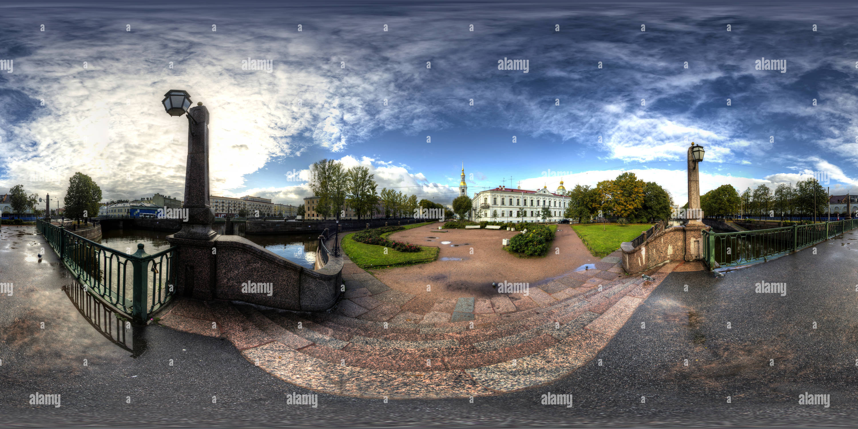 360° view of Red Guard Bridge in Saint-Petersburg, Russia - Alamy