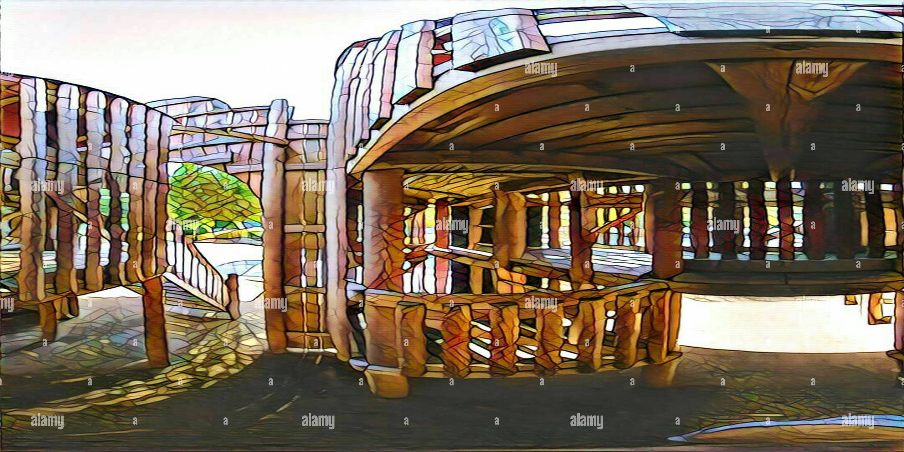 360° view of Inside a Painting - Alamy