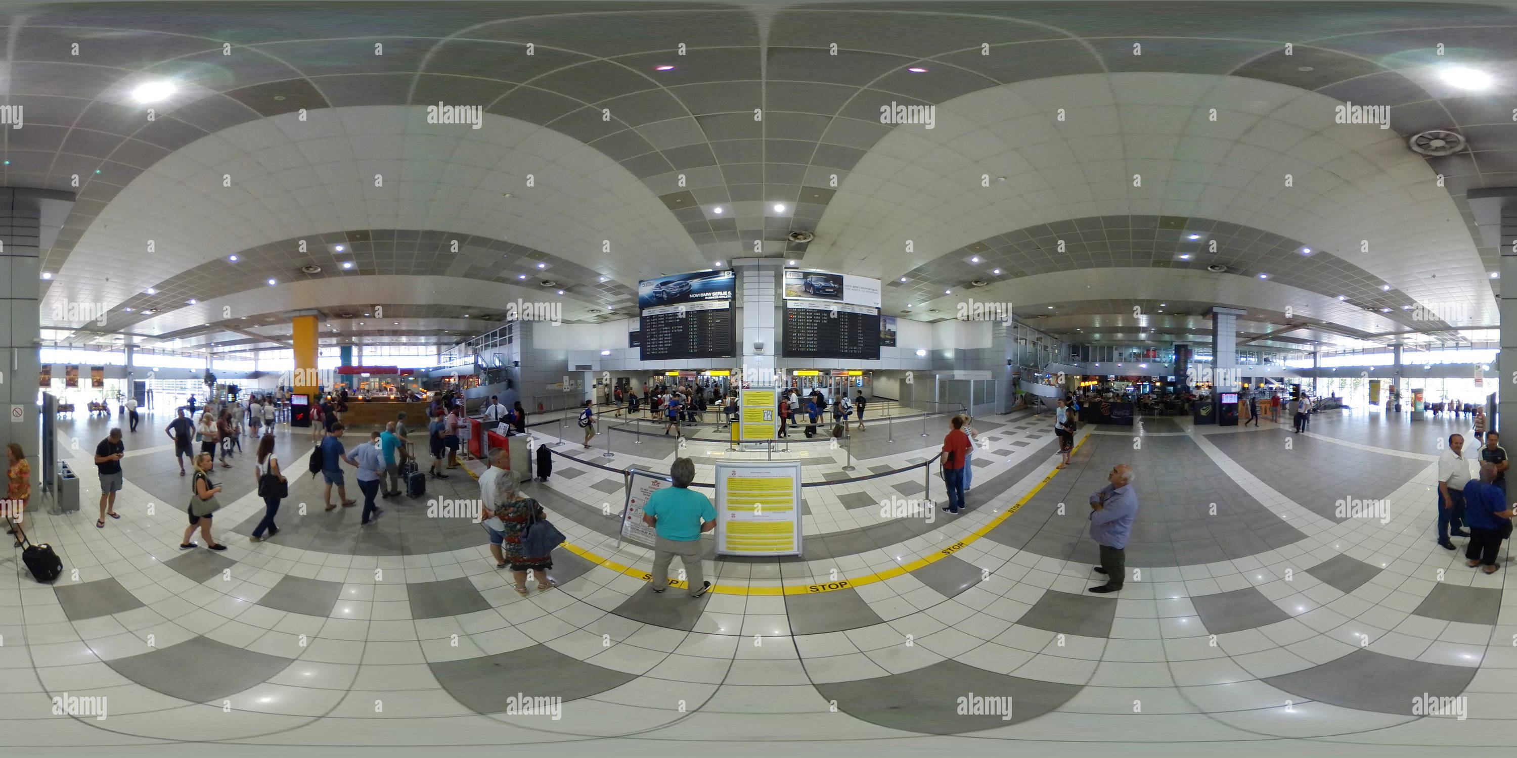 360° view of Aerodrom Nikola Tesla - Alamy