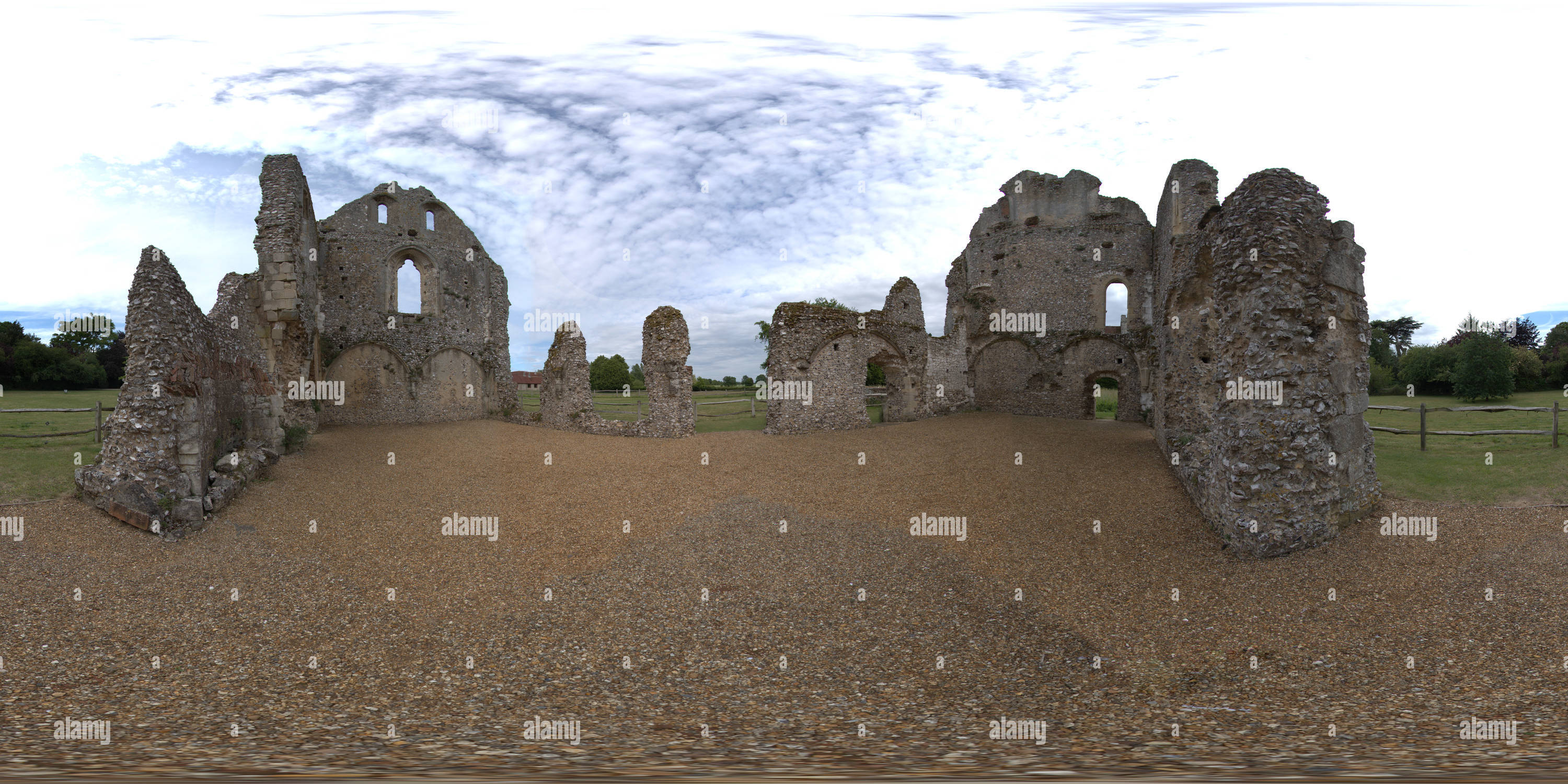 360° view of Boxgrove Priory, West Sussex, UK - Alamy