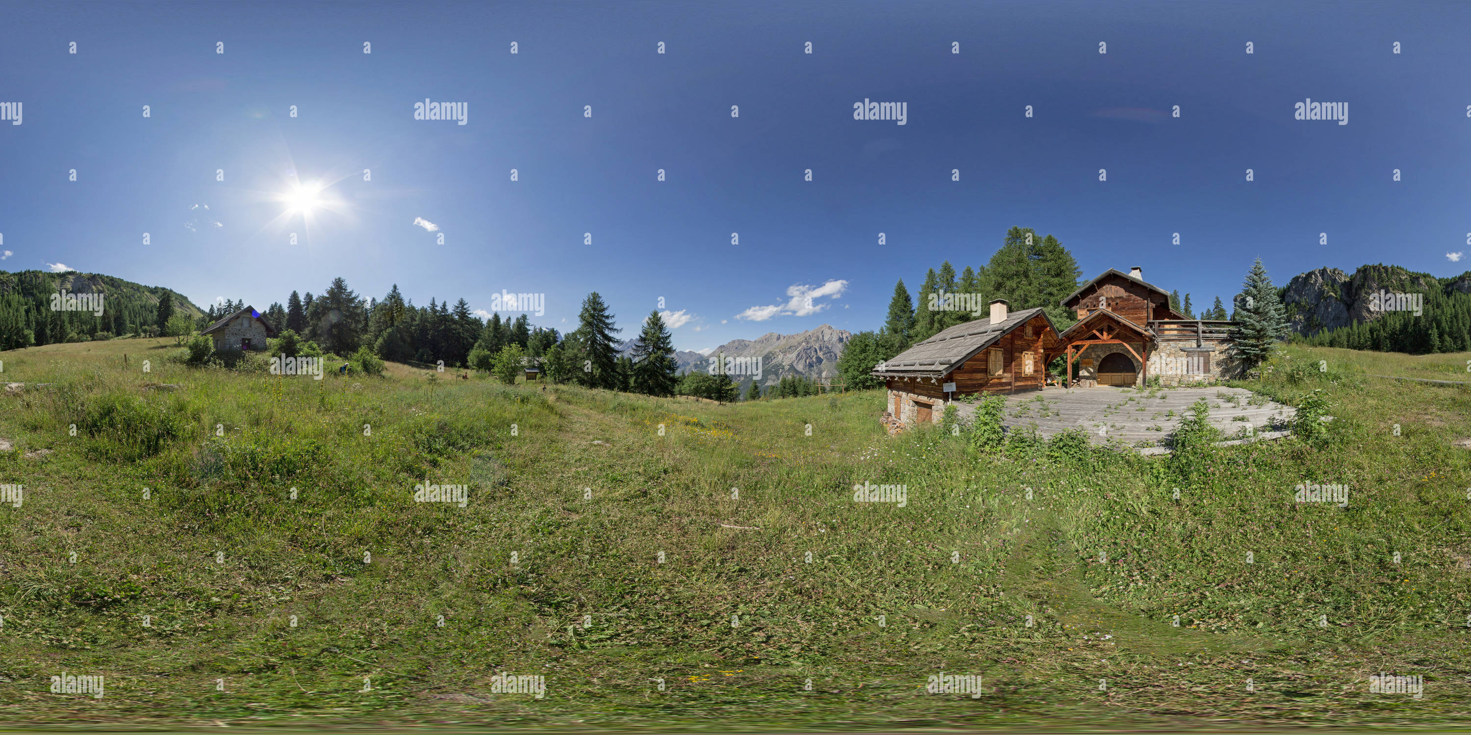 360° view of L'alpage et les chalets de Tournoux à Puy-Saint-Vincent ...