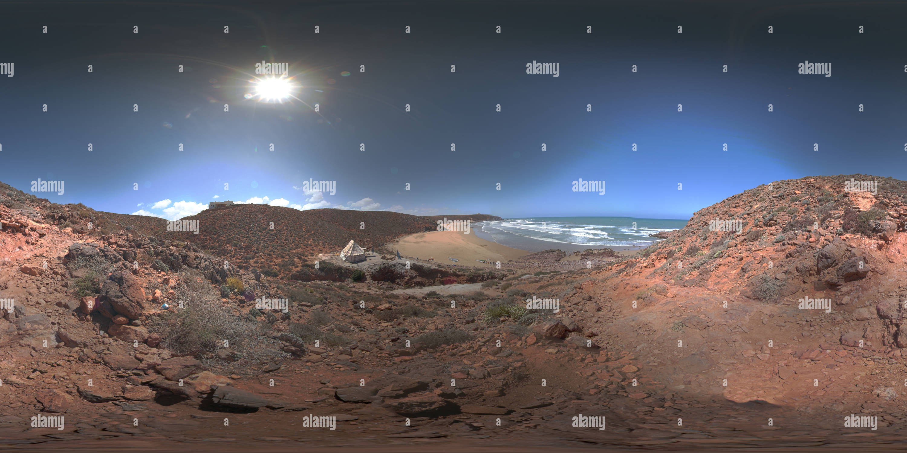 360° view of Camino Surf Morocco - Mirleft Plage Sauvage - Alamy