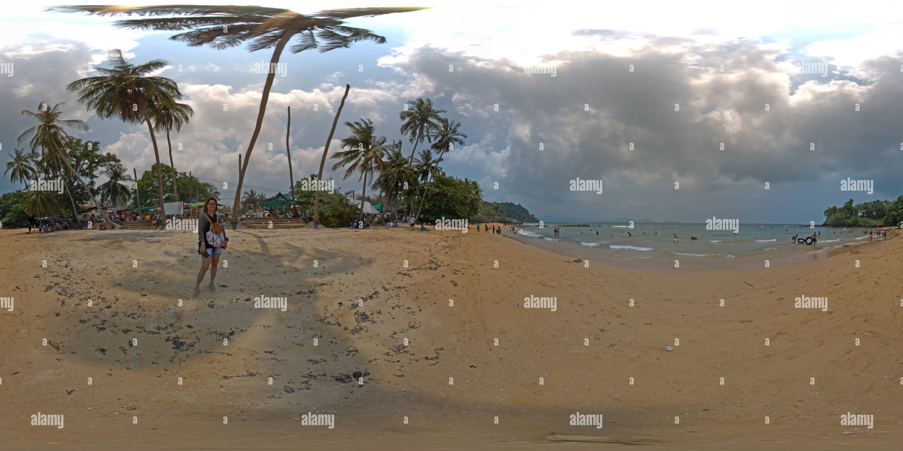 360° view of Ao Tan Beach, Trat, Thailand - Alamy