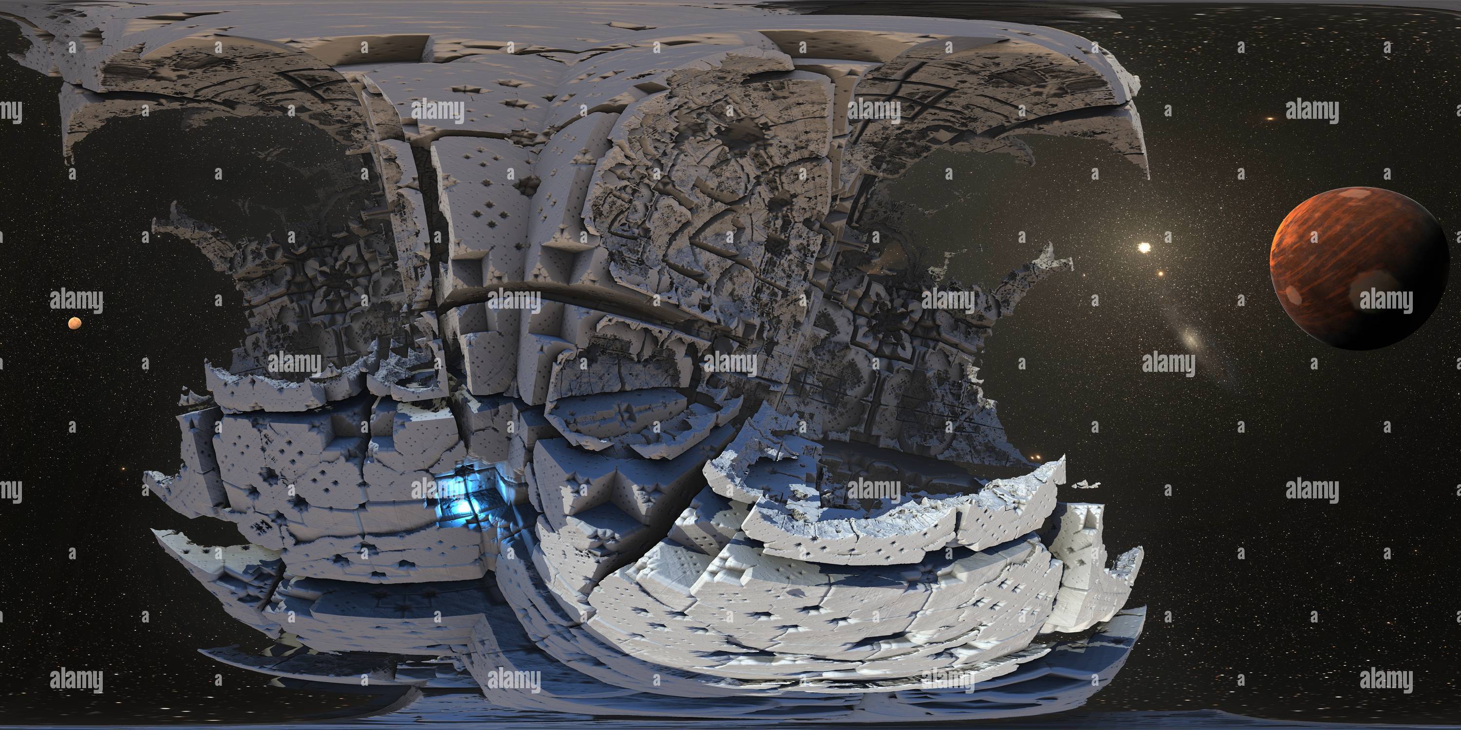 360° view of Fractals in Space 4 - Alamy