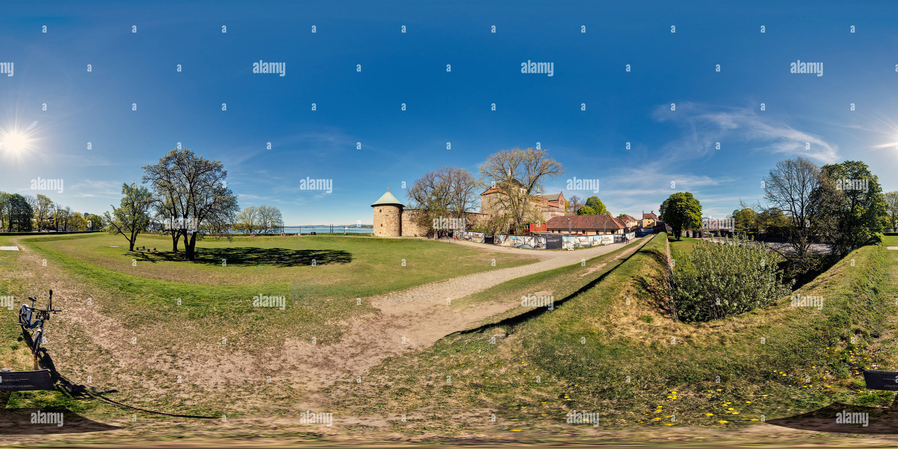 360° view of Oslo Akershus Festning-Fortress - Alamy