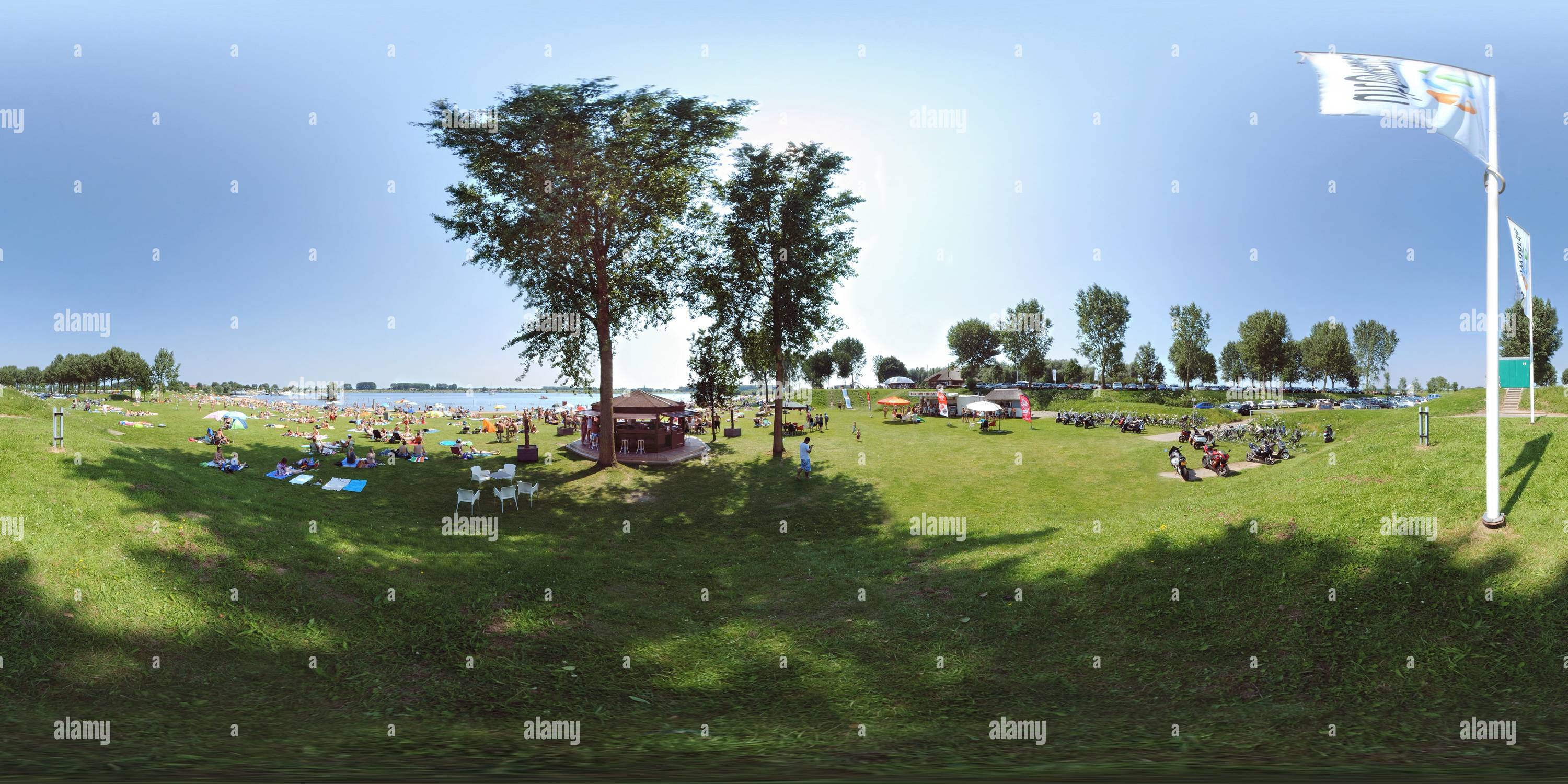 360° view of Eiland Van Maurik in de zomer - Alamy