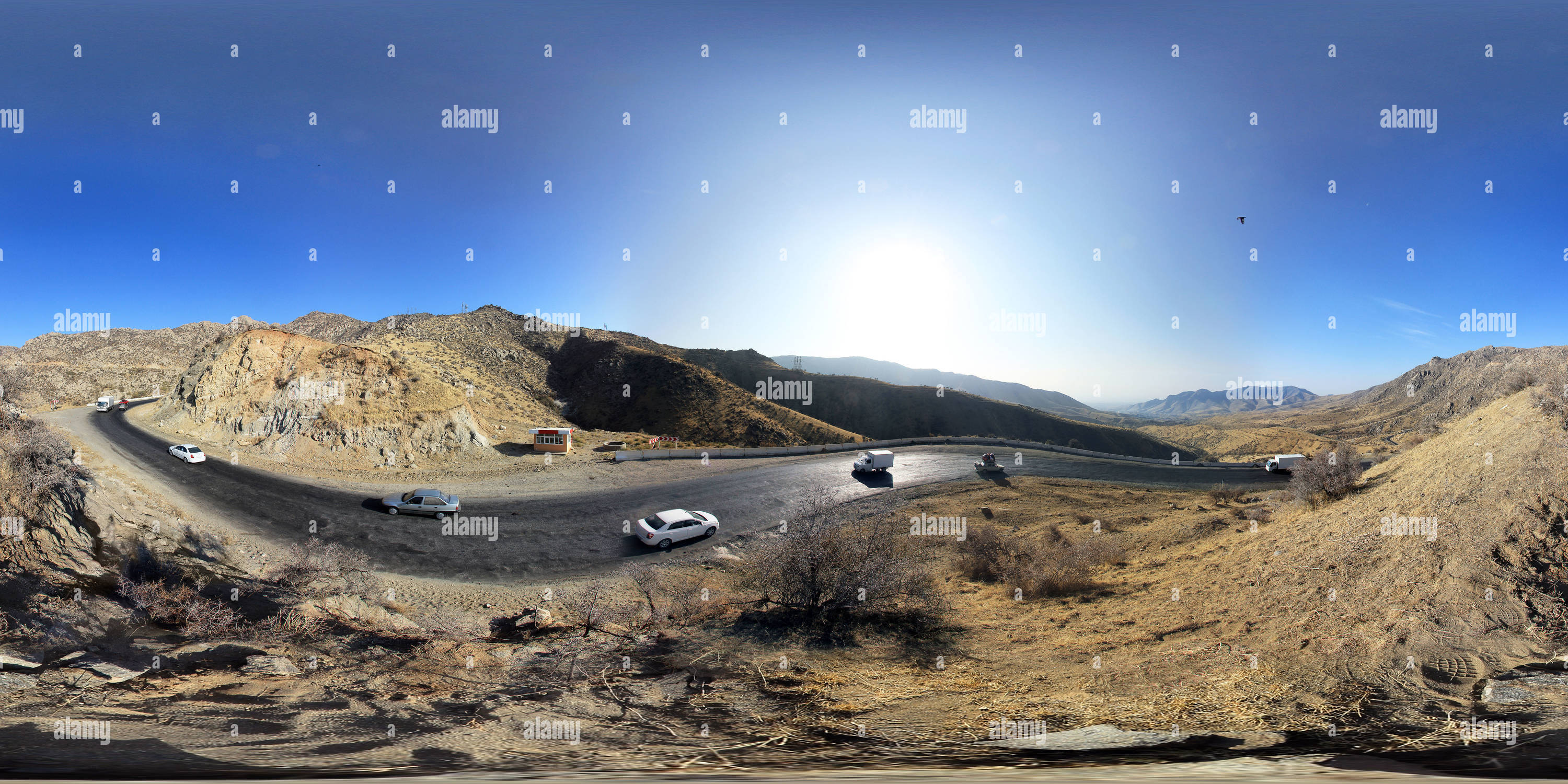 360° view of Serpentine on the roune Kitab - Samarkand - Alamy