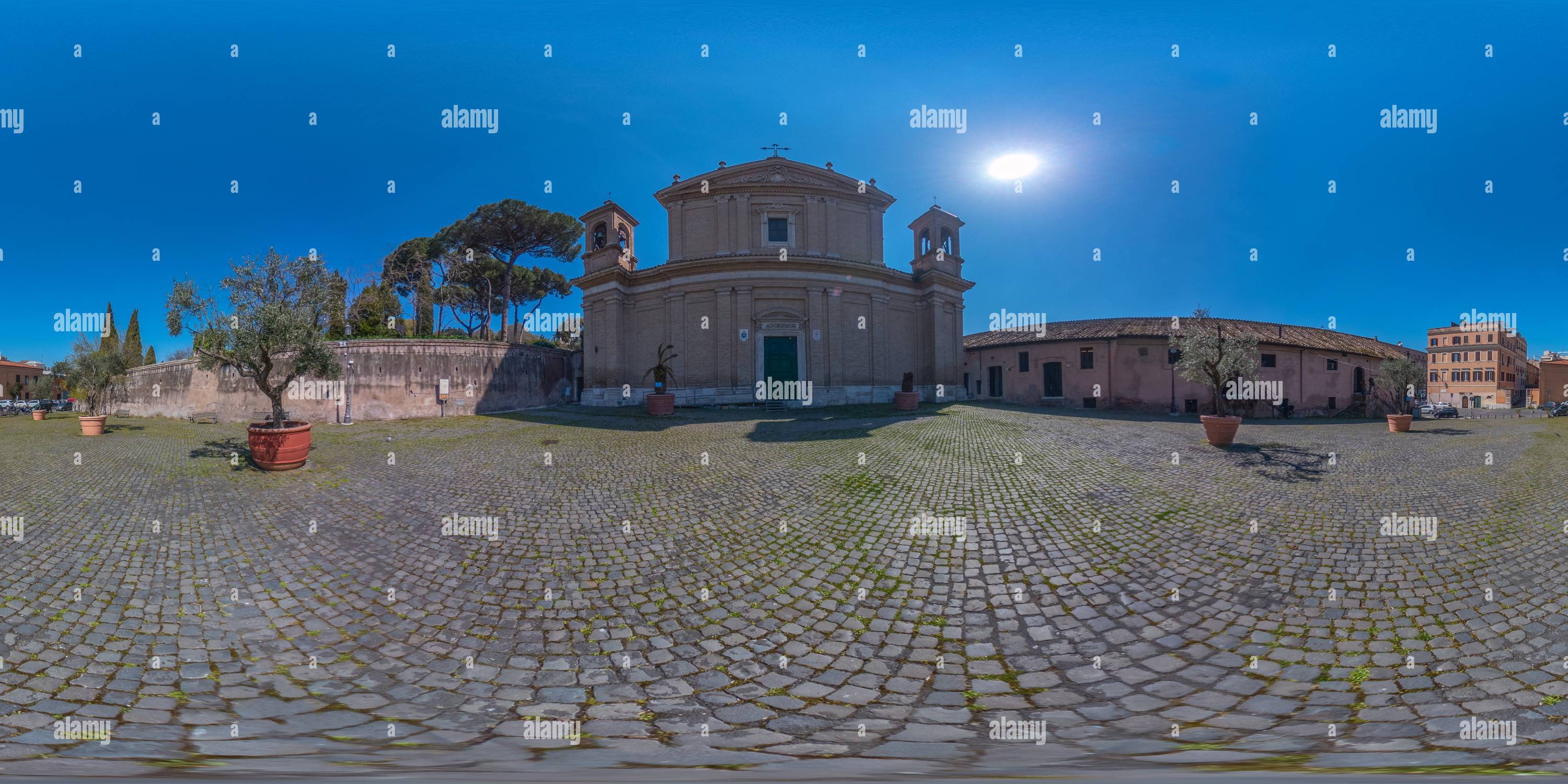 360° view of Basilica of Sant'Anastasia al Palatino outdoor - Alamy