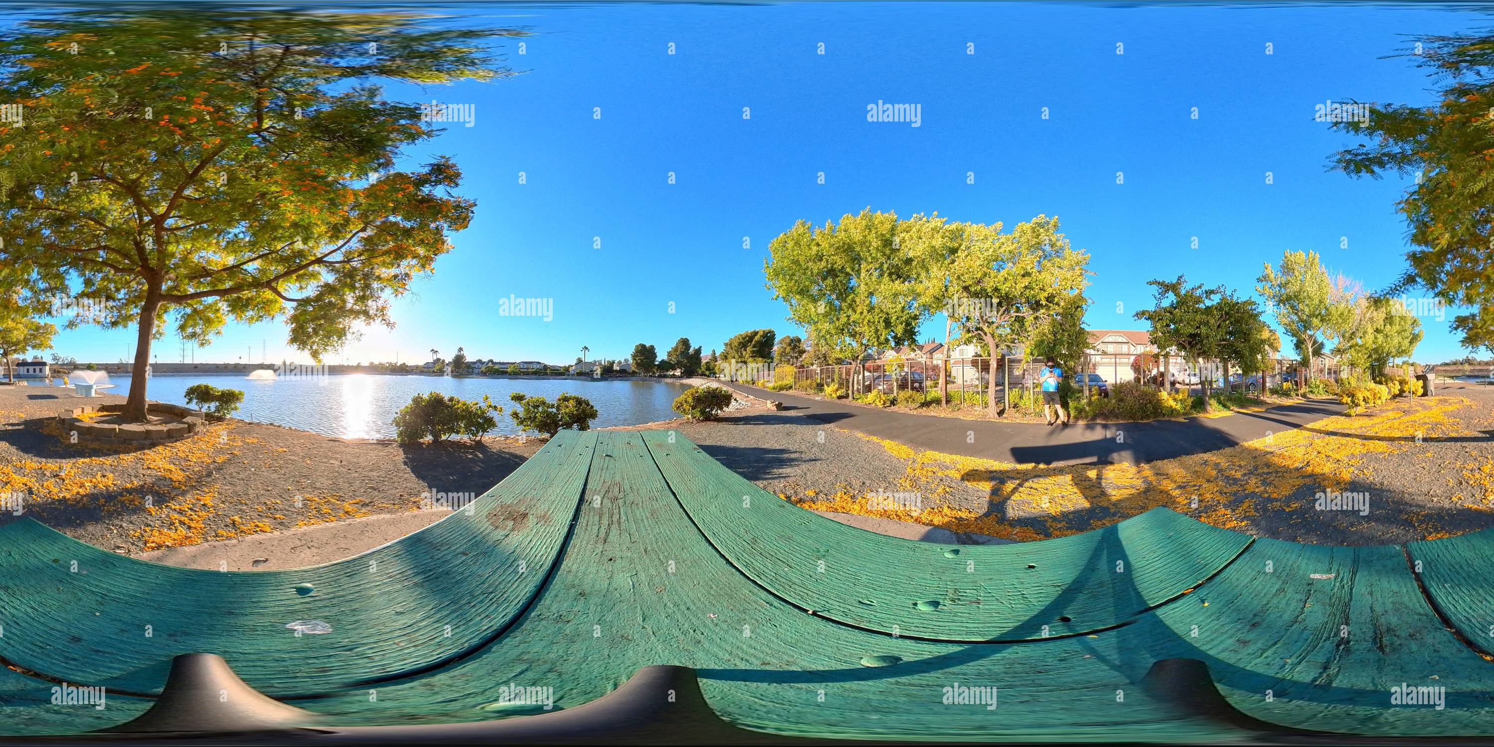 360° view of Hidden Lake Park - Alamy