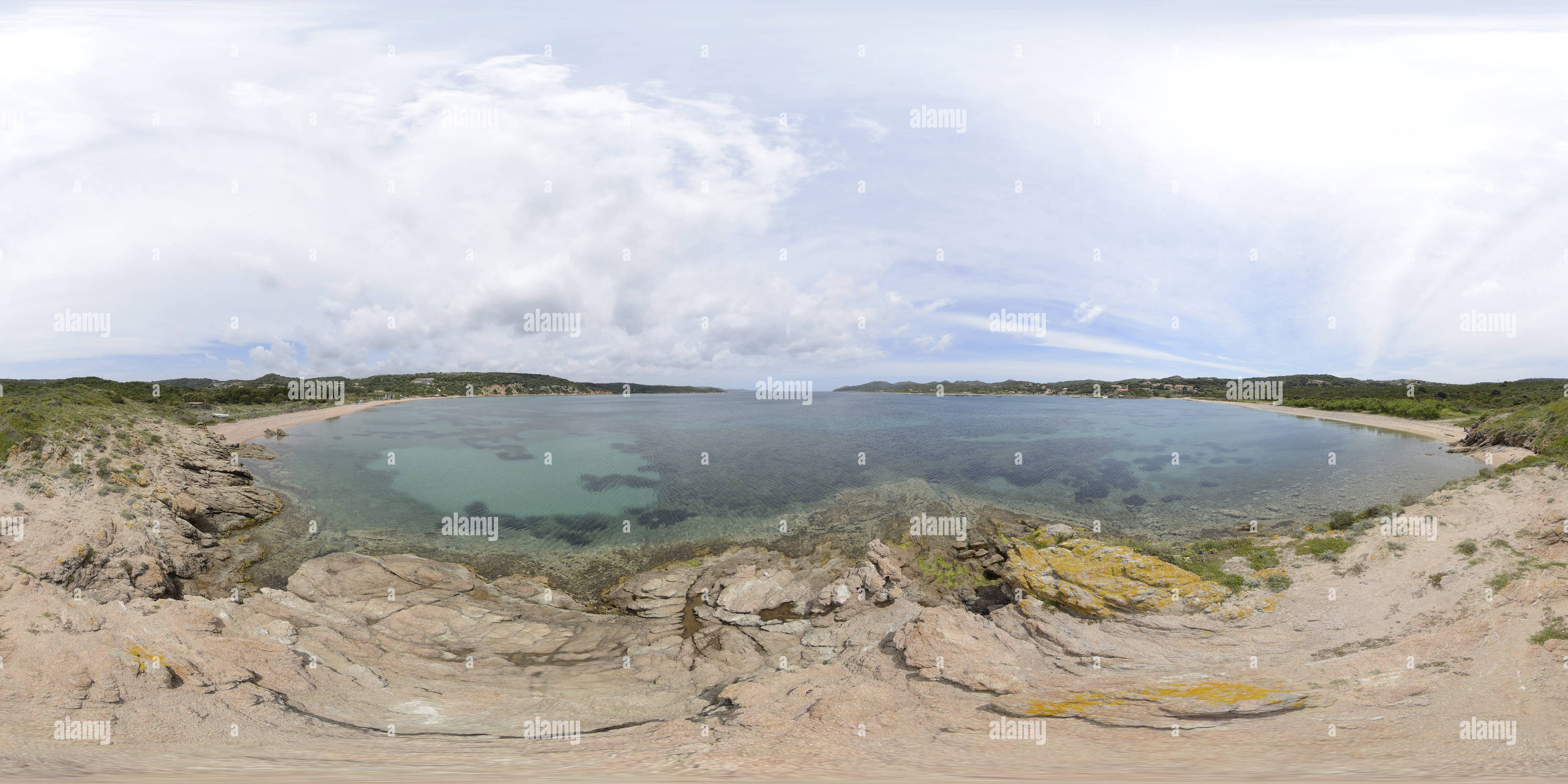 360° view of Deserted Maora Beach - Alamy