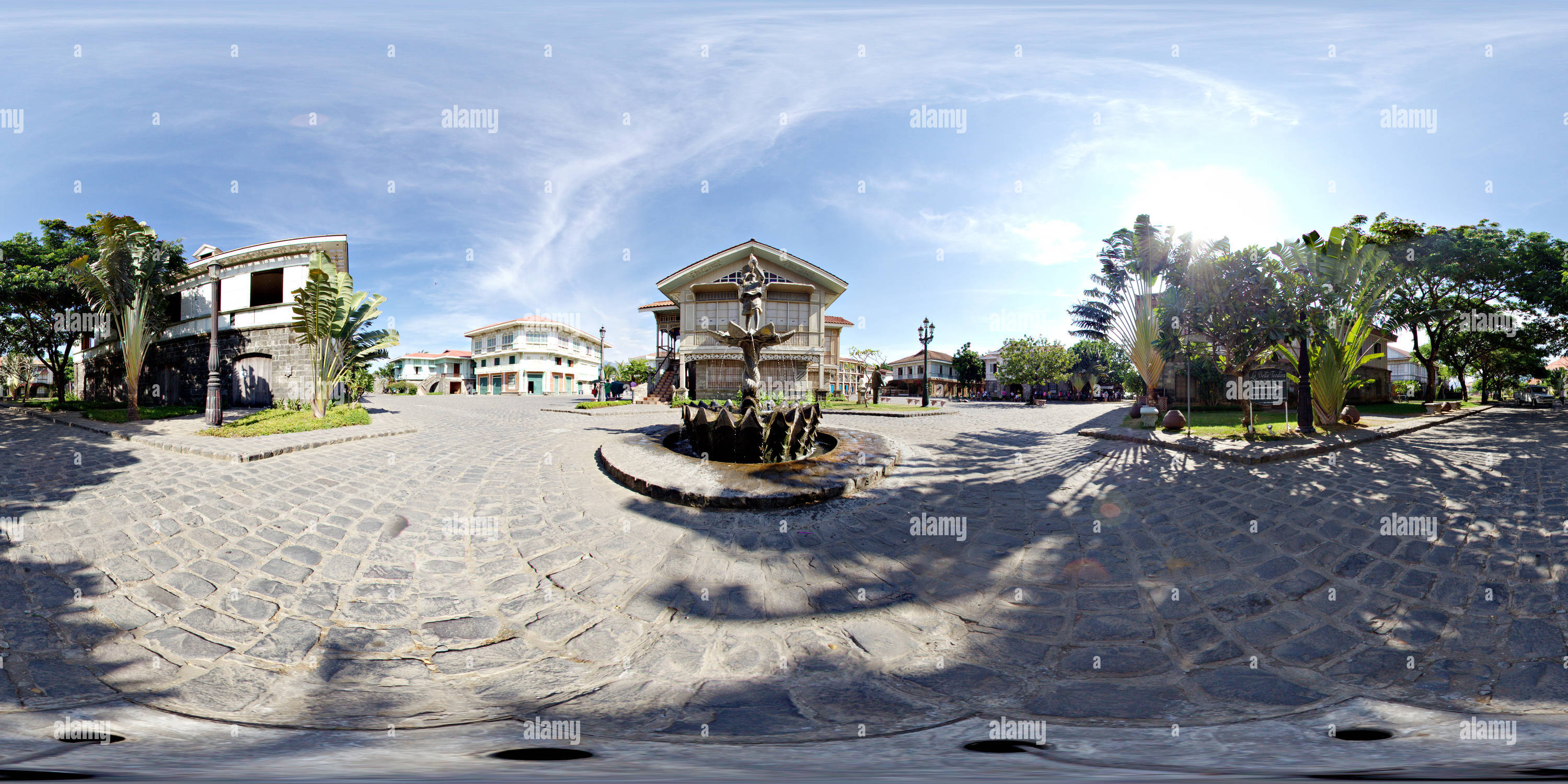 360° view of Las Casas Filipinas de Acuzar (location 1 - Alamy