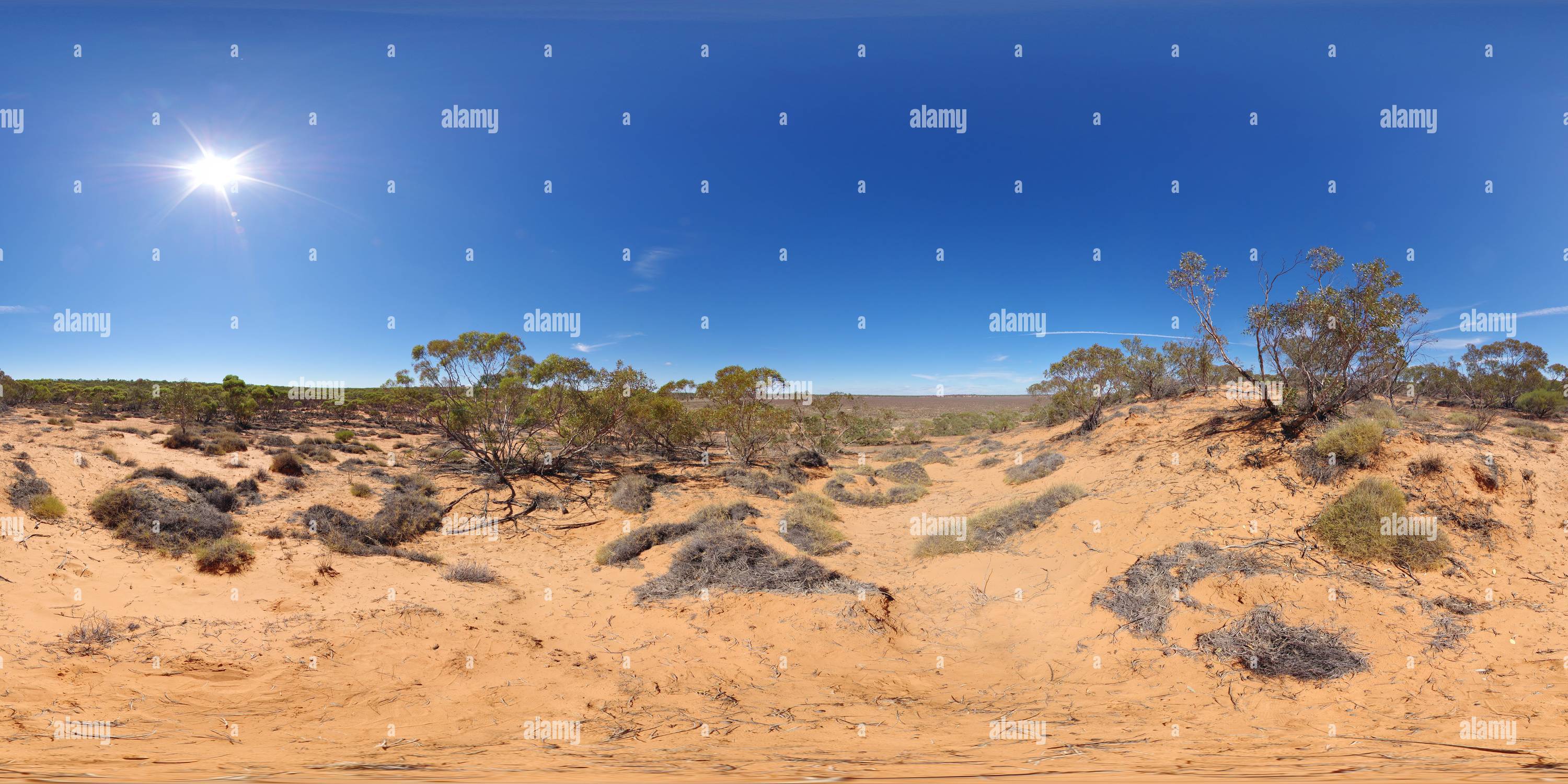 360° view of Rocket Lake in Murray Sunset National Park - Alamy