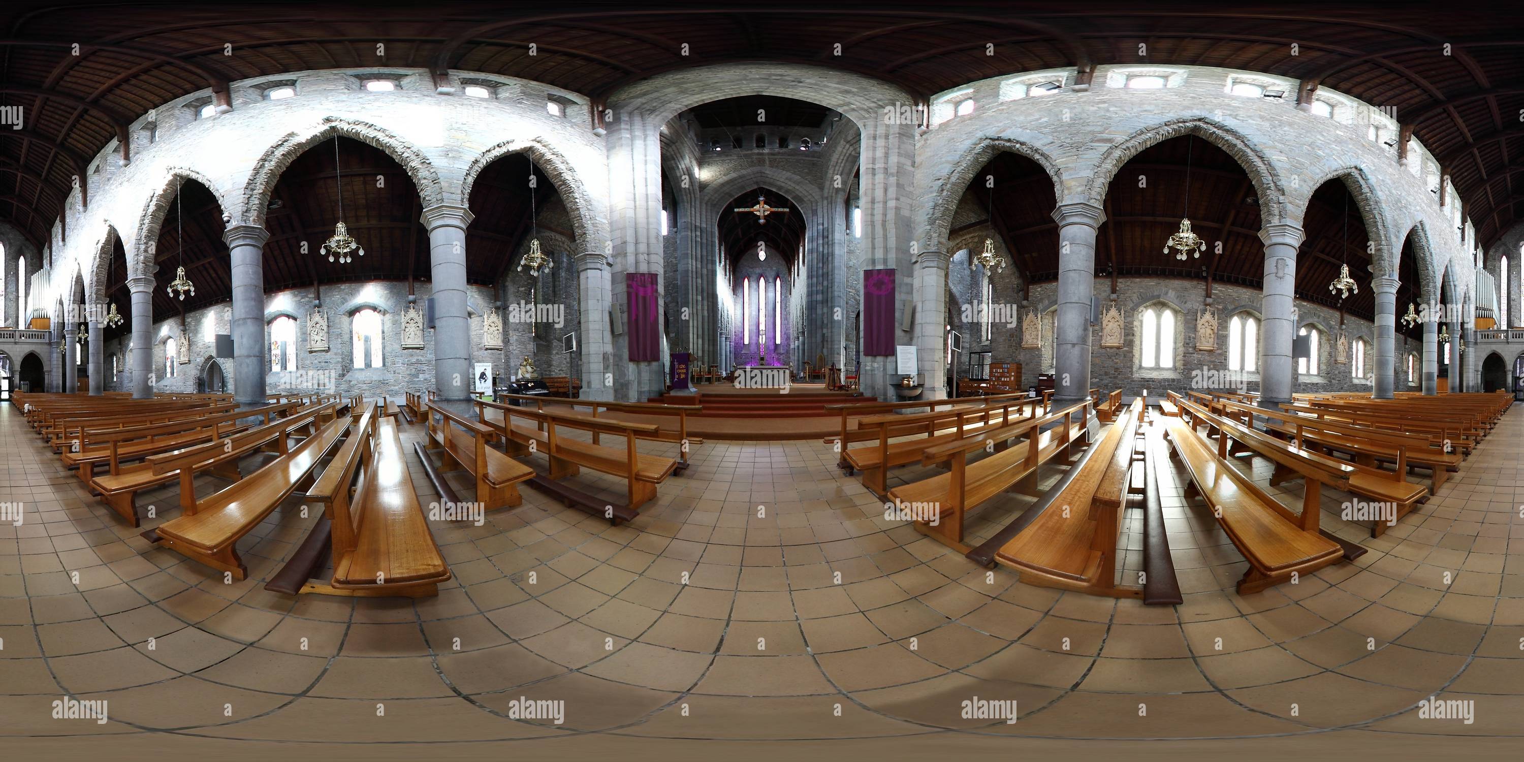 360° view of Saint Mary's Cathedral Inside - Killarney Ireland - Alamy