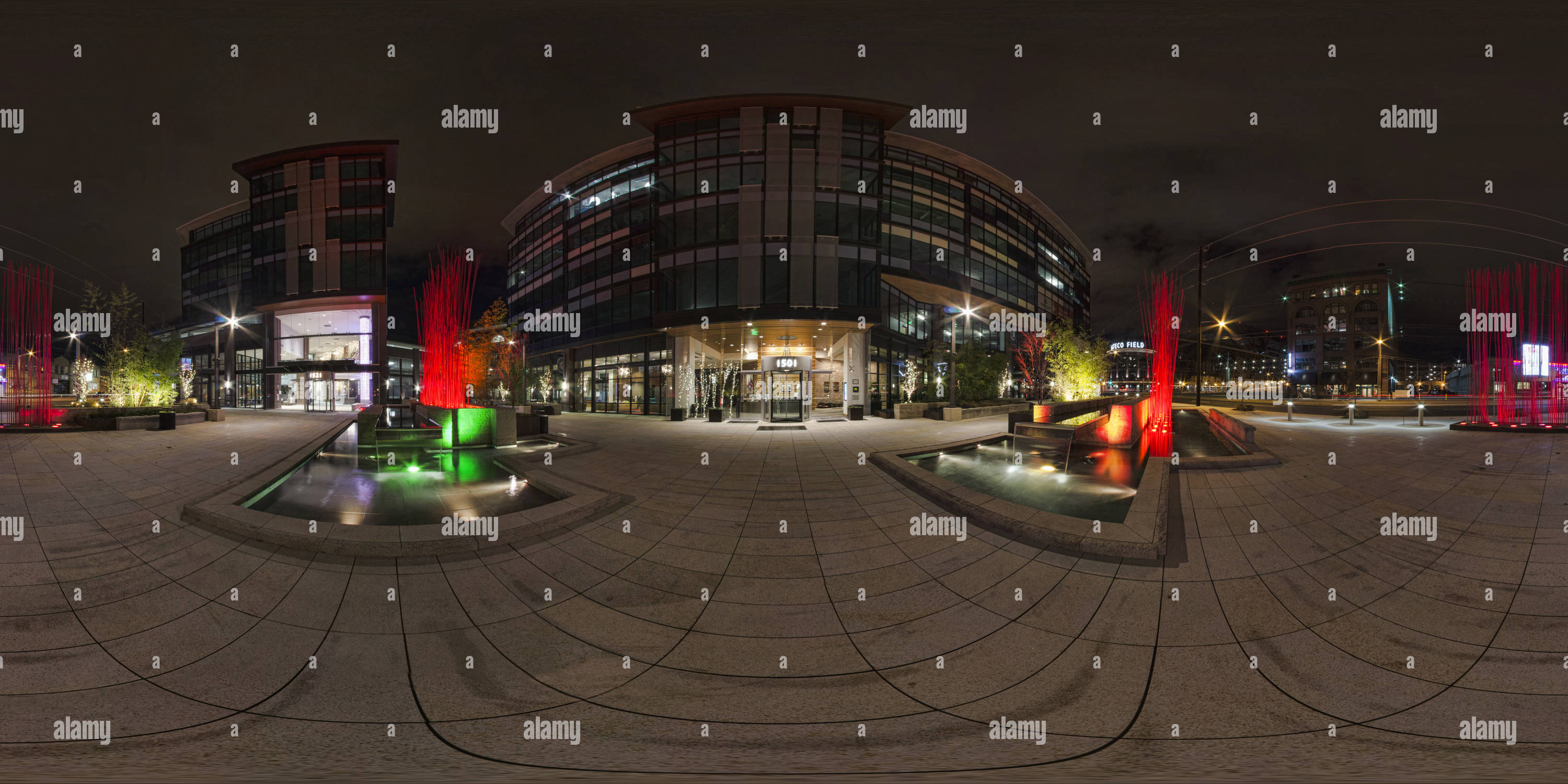 360° view of Home Plate Center - Alamy