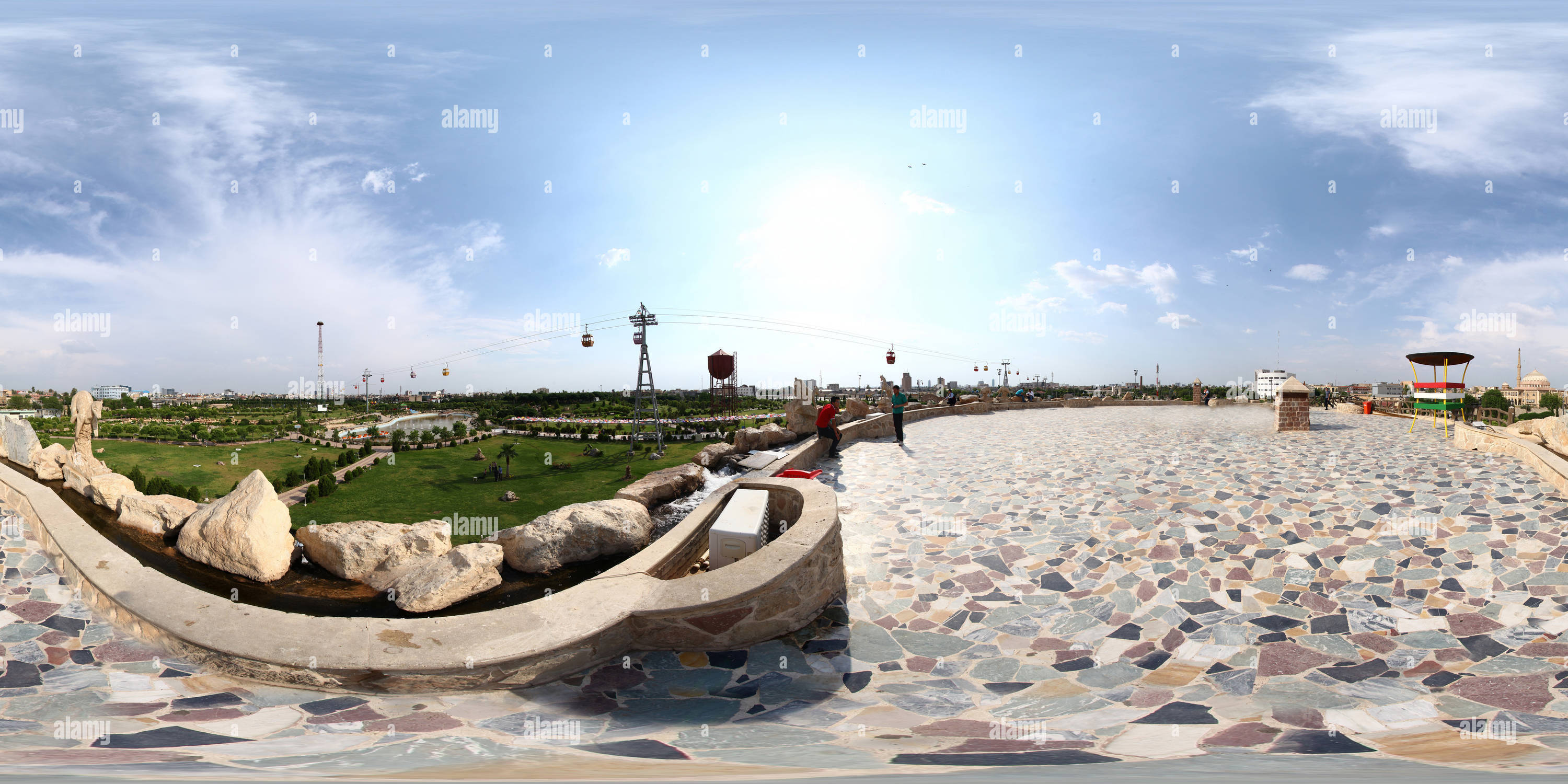 360° view of Shanadar Park Erbil - Alamy