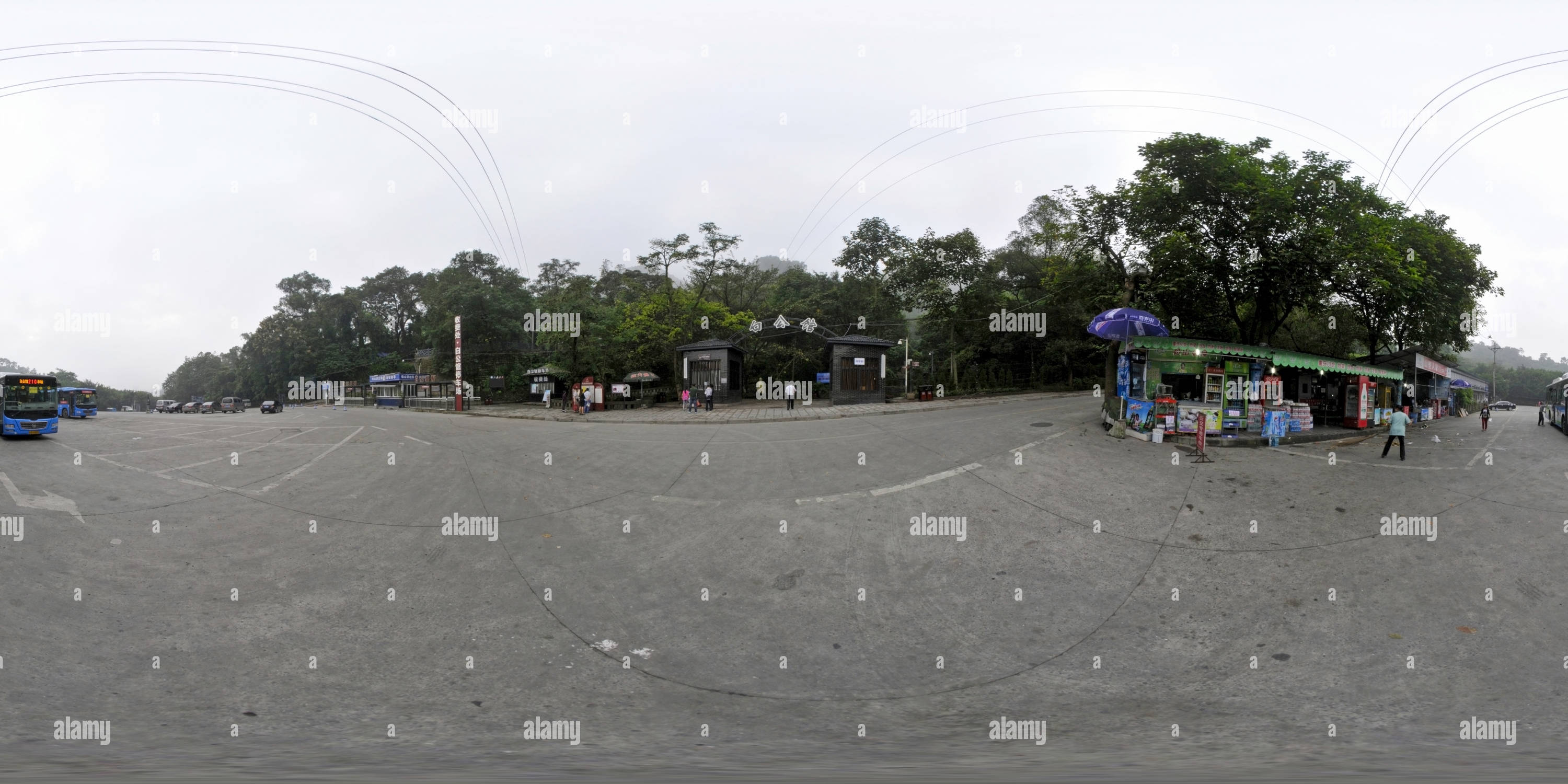 360° view of White Residence prison site(1538 - Alamy